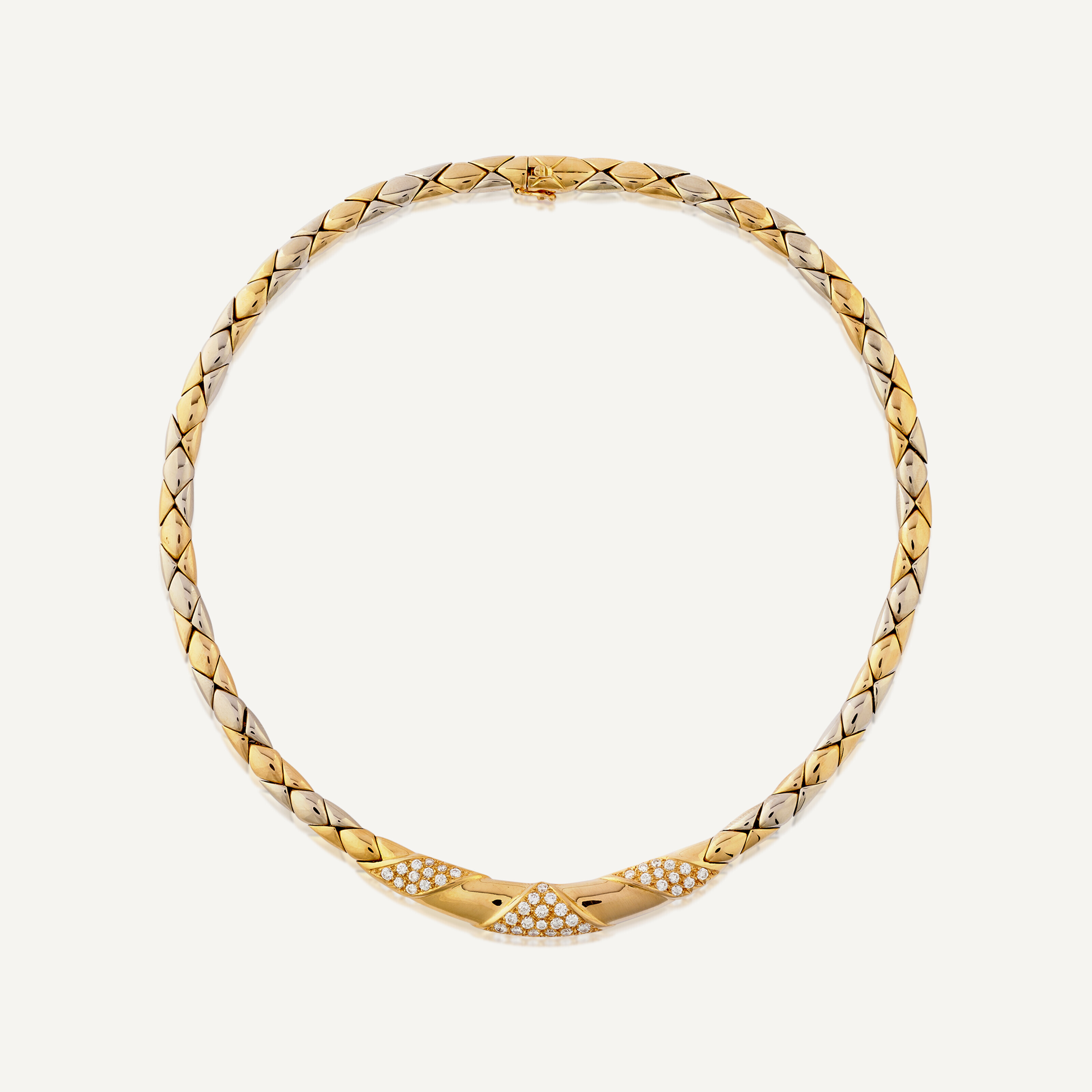 CARTIER COLLIER ‘RUMBA’ DEUX ORS DIAMANTS, | Christie’s