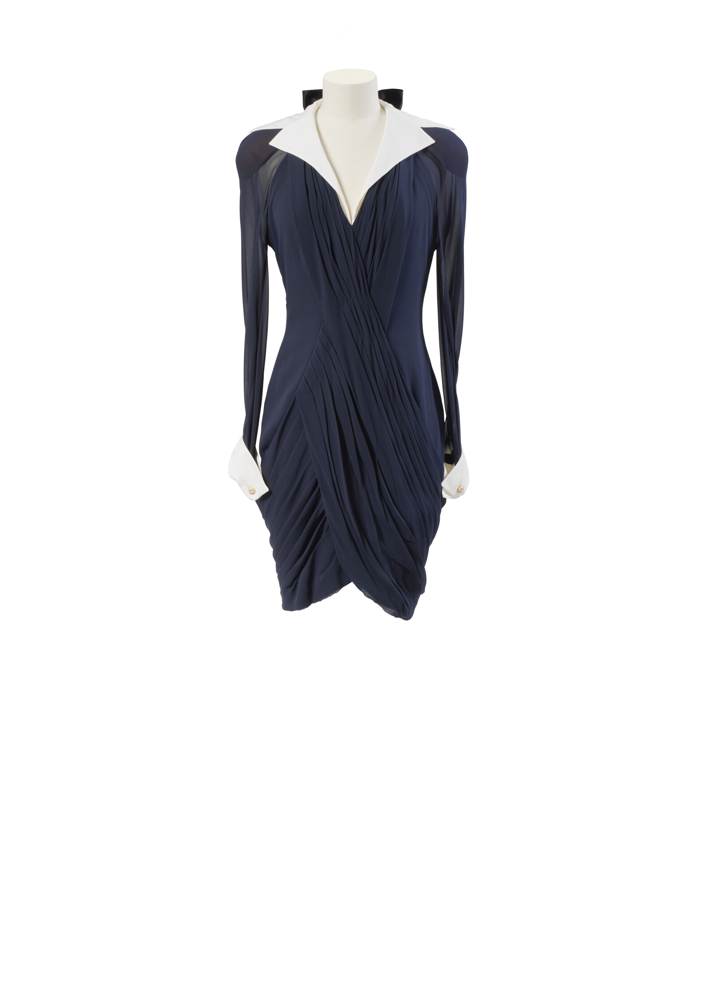 CHANEL PAR KARL LAGERFELD HAUTE COUTURE PRINTEMPS ÉTÉ 1990, ROBE COURTE ...