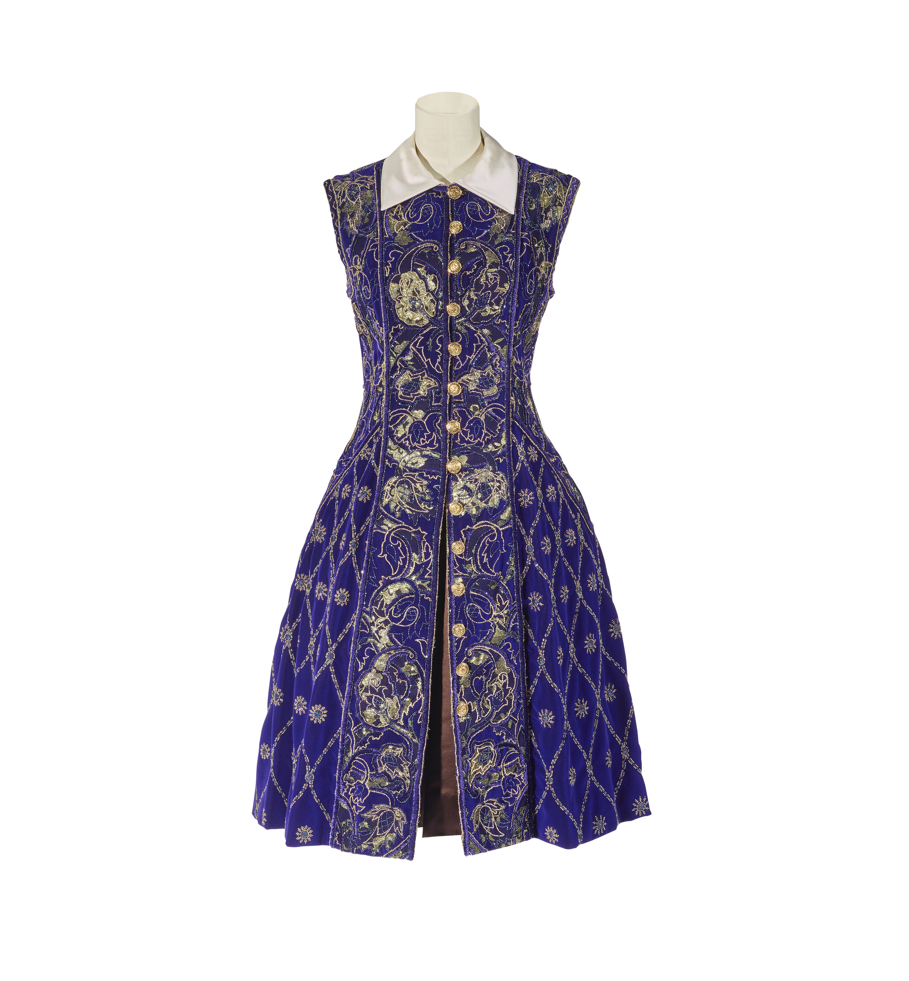 CHANEL PAR KARL LAGERFELD HAUTE COUTURE AUTOMNE HIVER 1988-1989, ROBE ...