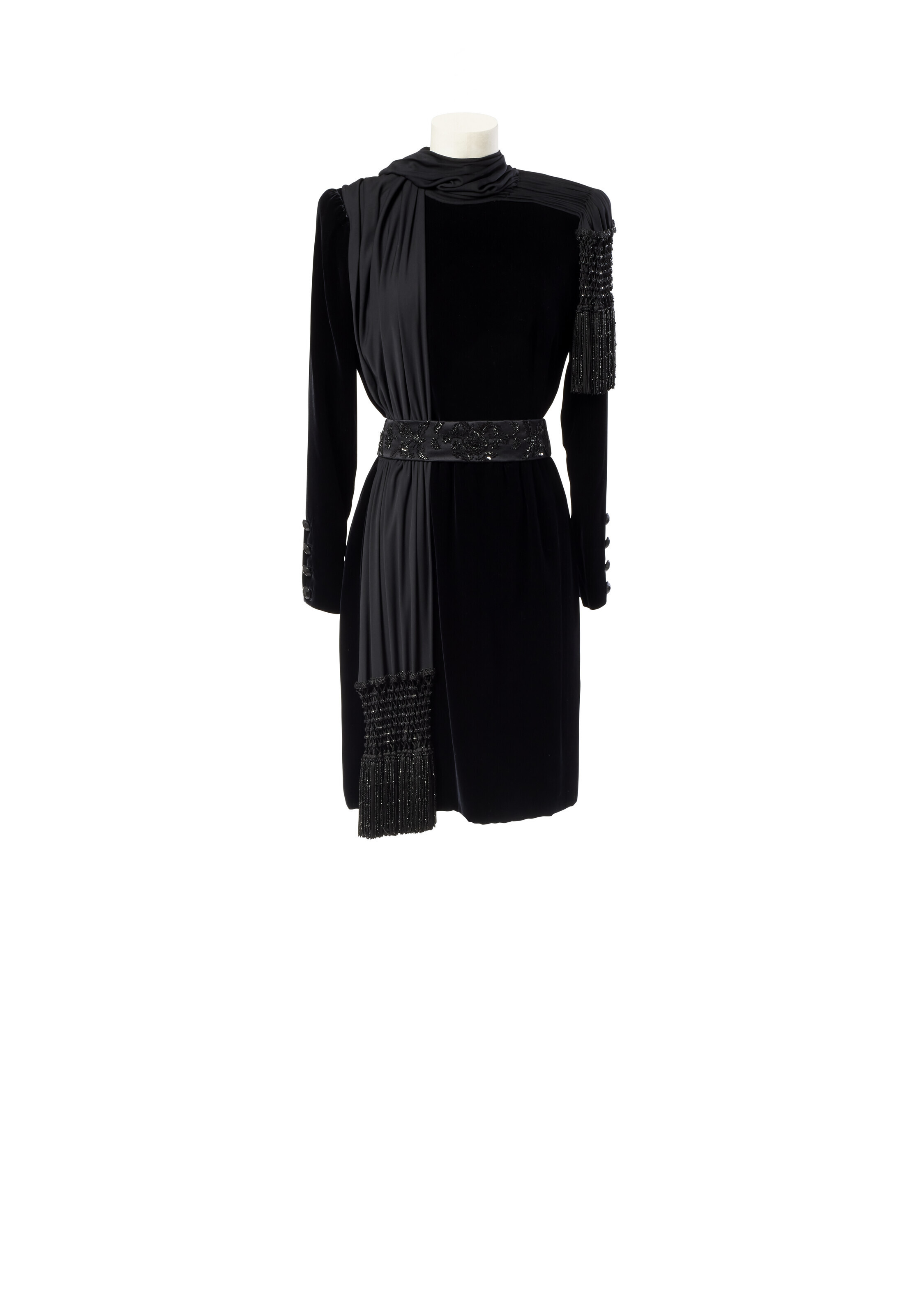 VALENTINO HAUTE COUTURE AUTOMNE HIVER 1989-1990, ROBE DE COCKTAIL DE ...