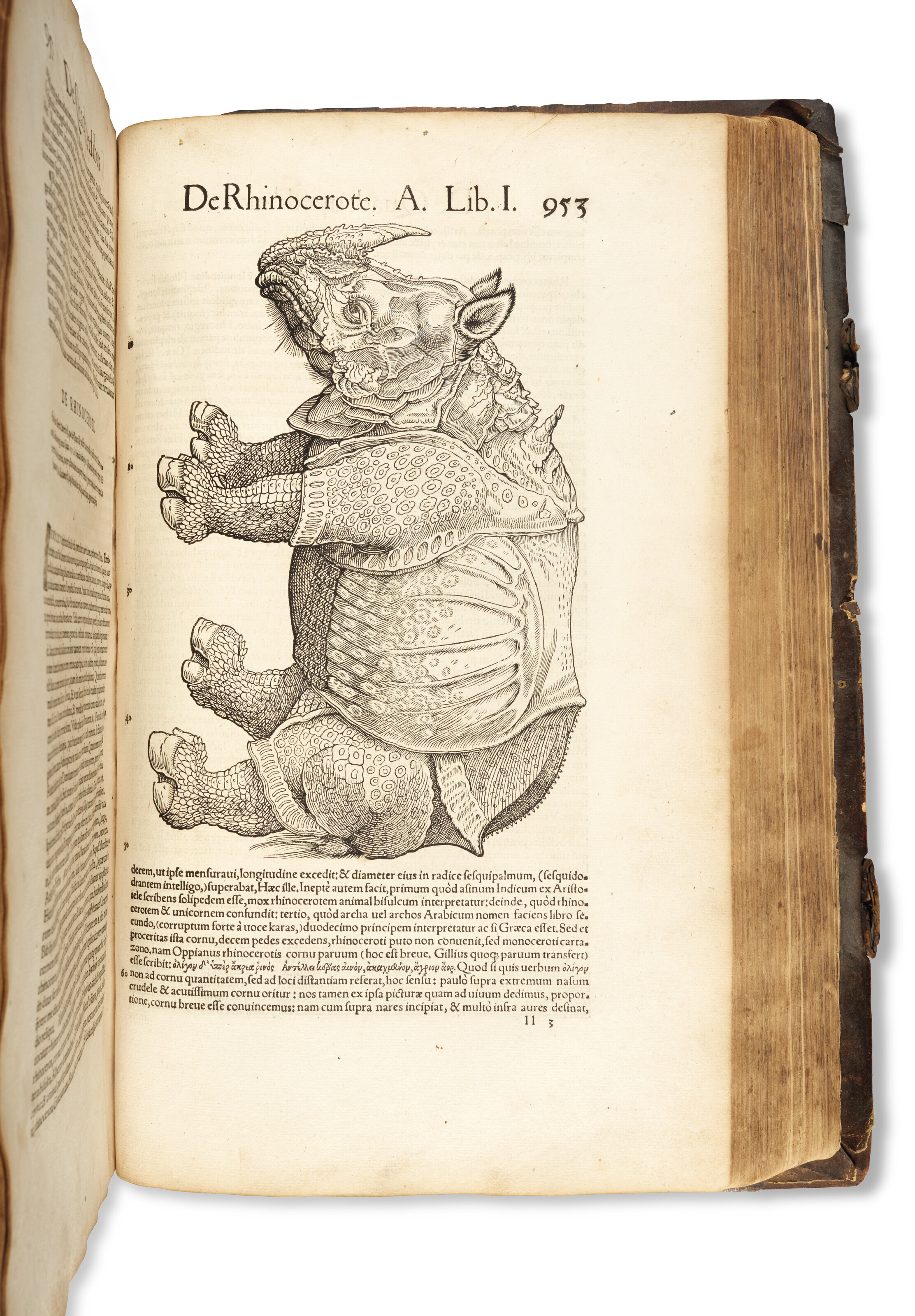 GESSNER, Conrad (1516-1565), Historiae animalium lib.i. De quadrupedibus viviparis. [Relié avec ...