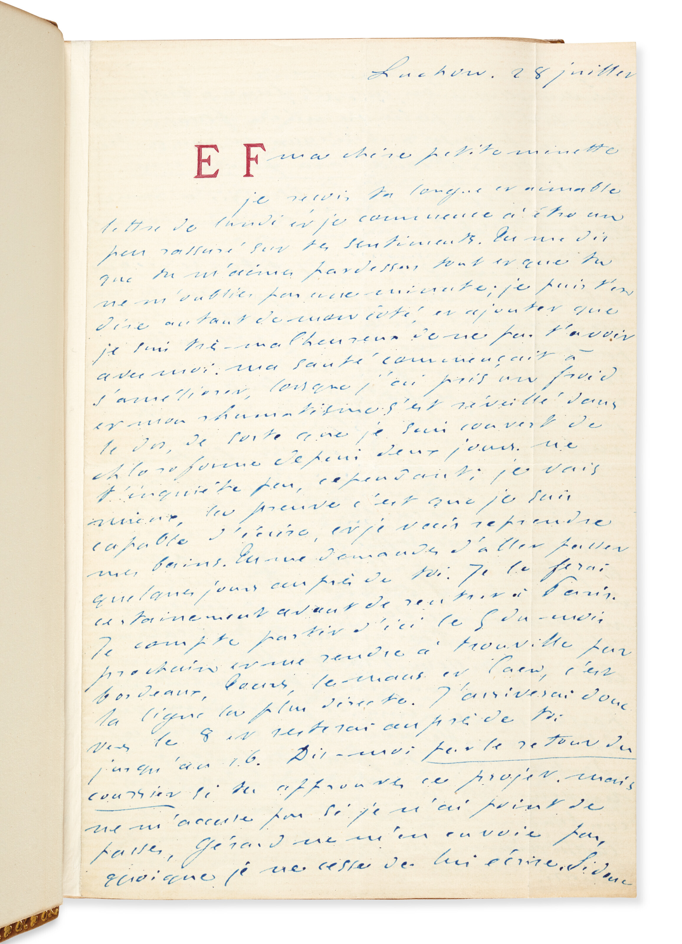 FEYDEAU, Ernest (1821-1873), Fanny. Paris : Amyot, s.d. [1858 ...