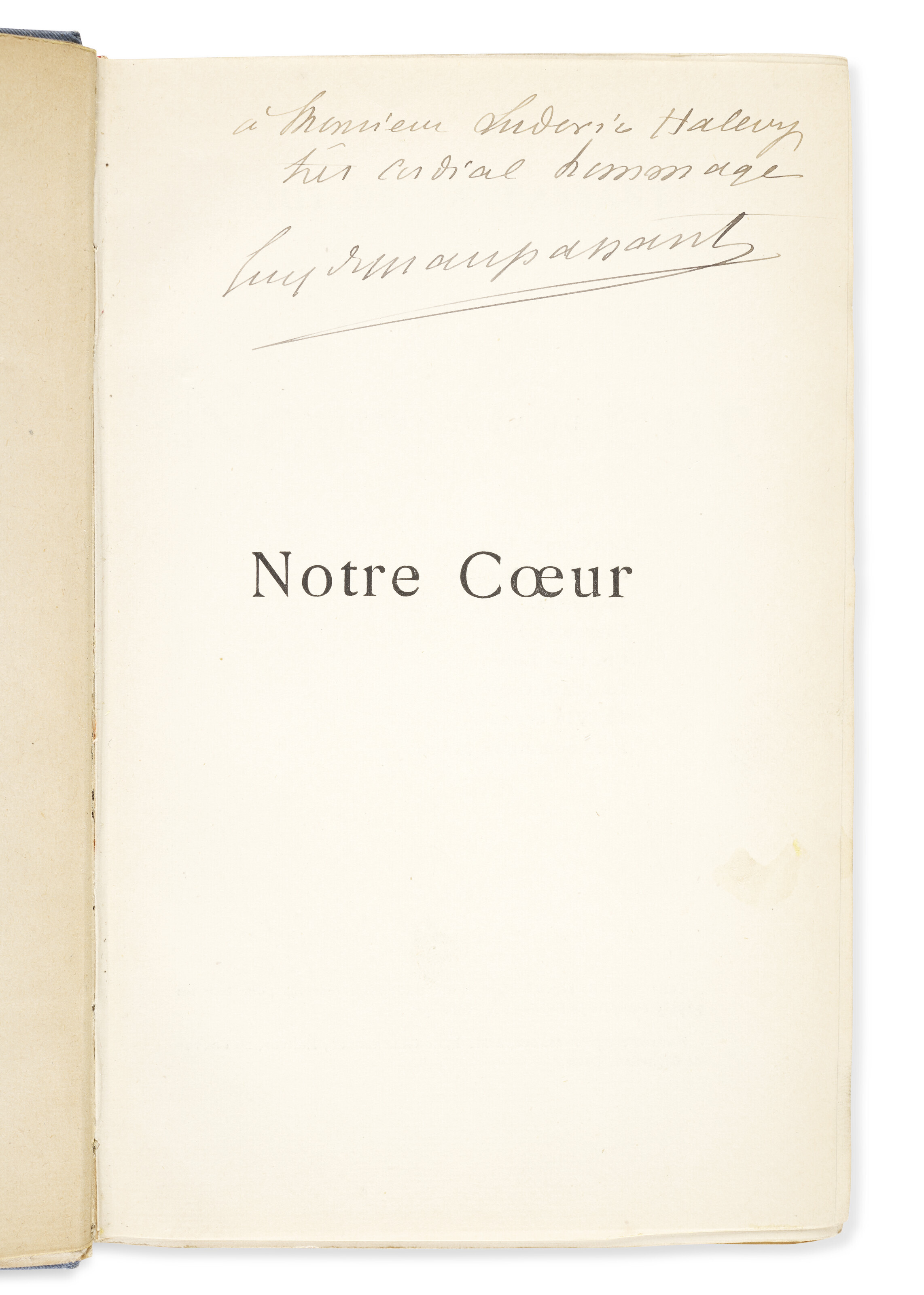 MAUPASSANT, Guy de (1850-1893), Notre Coeur. Paris : Ollendorff, 1890 ...