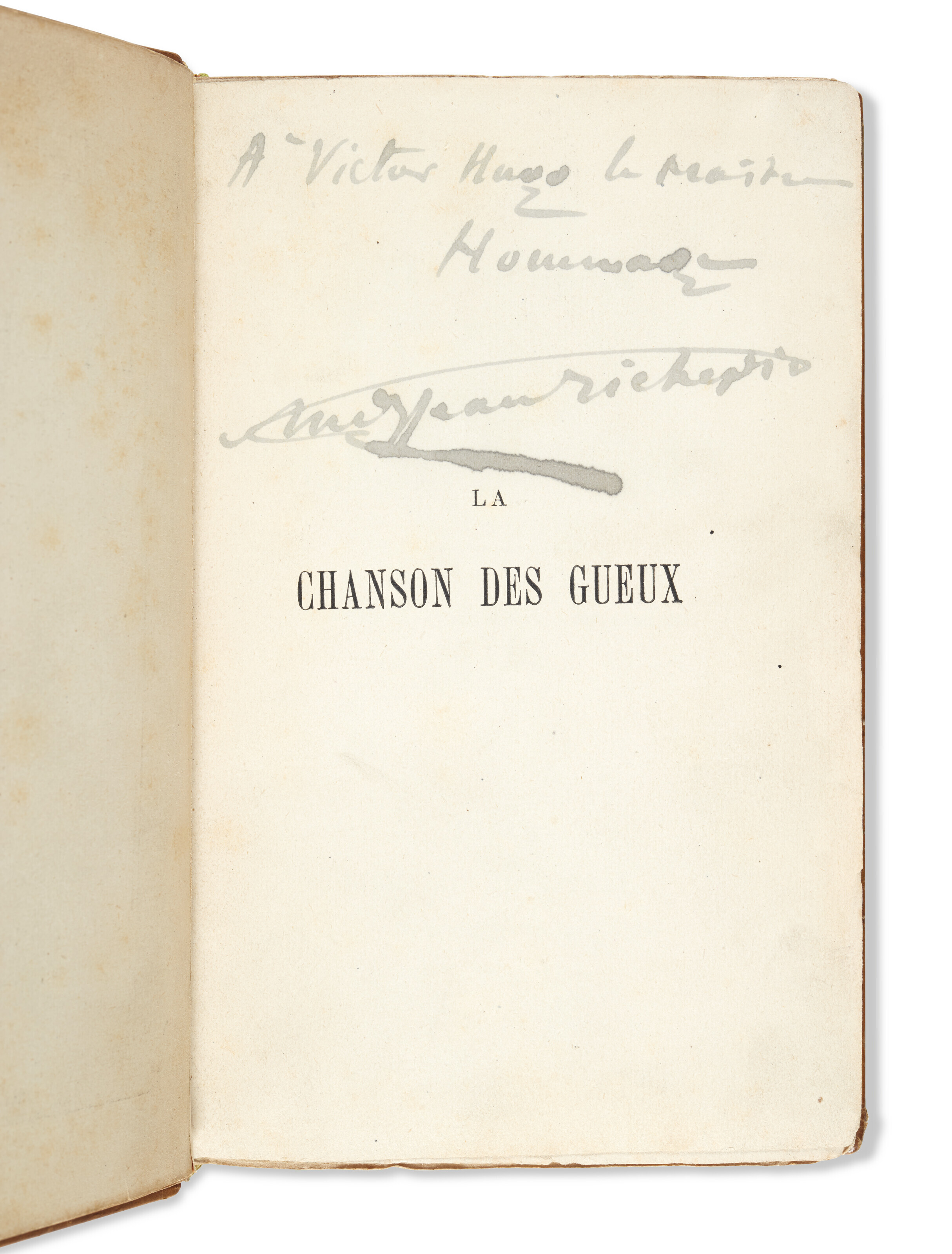 RICHEPIN, Jean (1849-1926) [et Victor HUGO (1802-1885)], La Chanson des ...