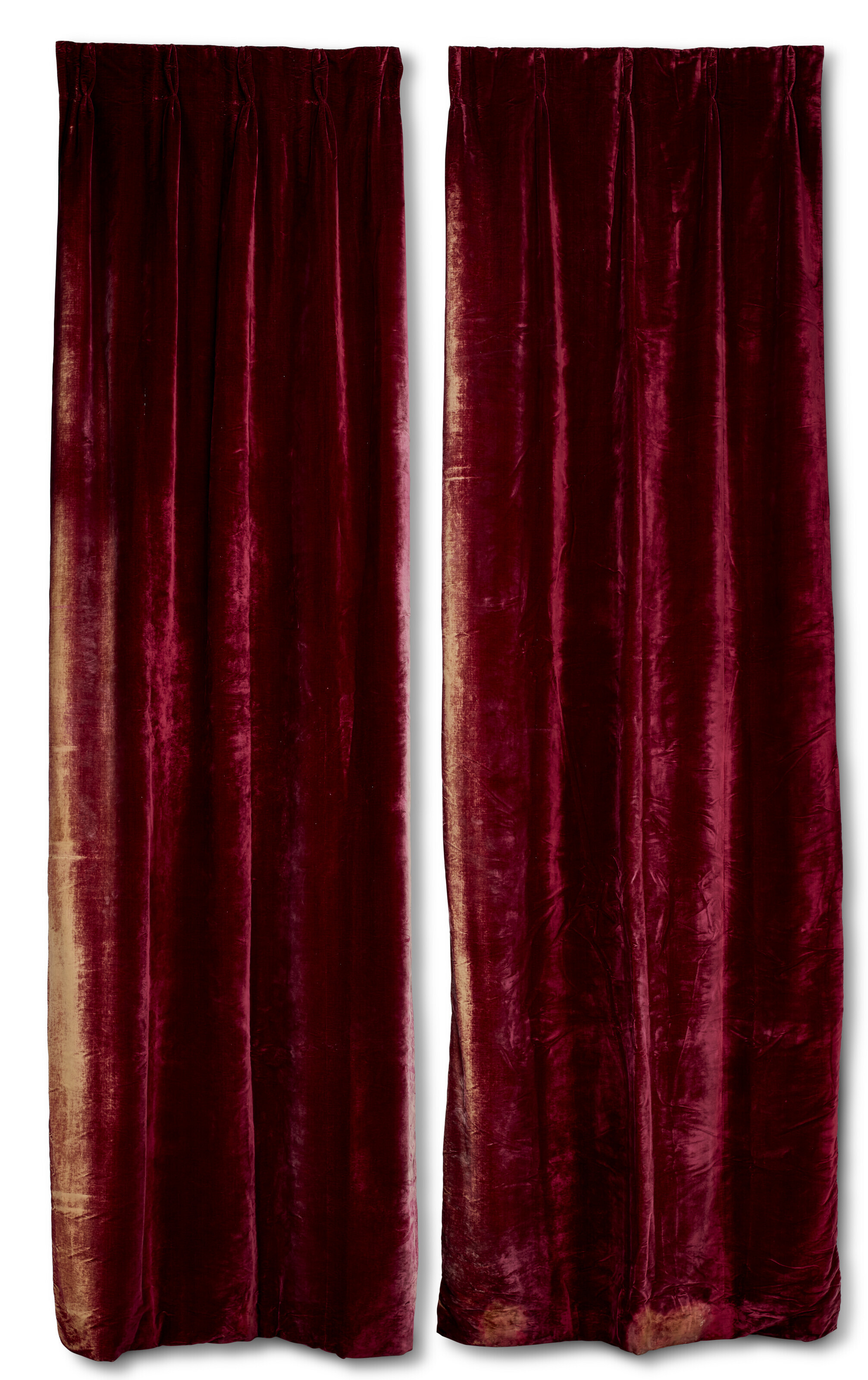 ENSEMBLE DE CINQ PAIRES DE RIDEAUX MODERNES, | Christie’s