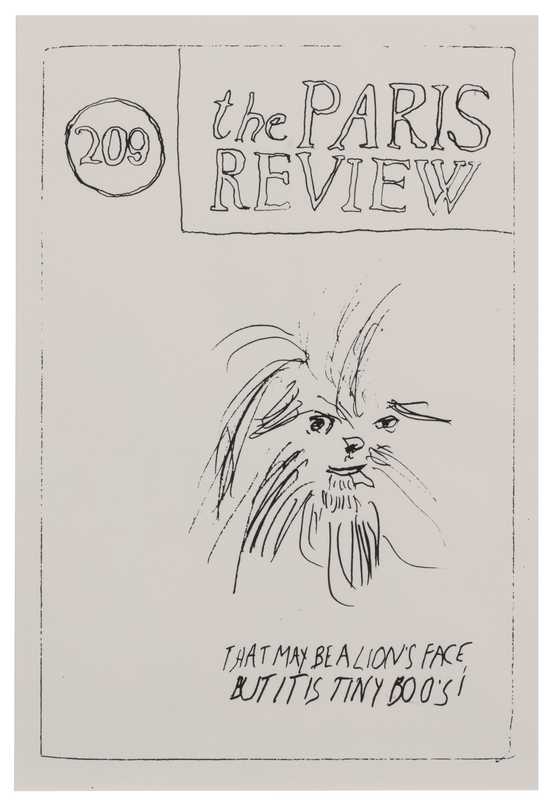 JOE GIBBONS (B. 1953), The Paris Review | Christie’s