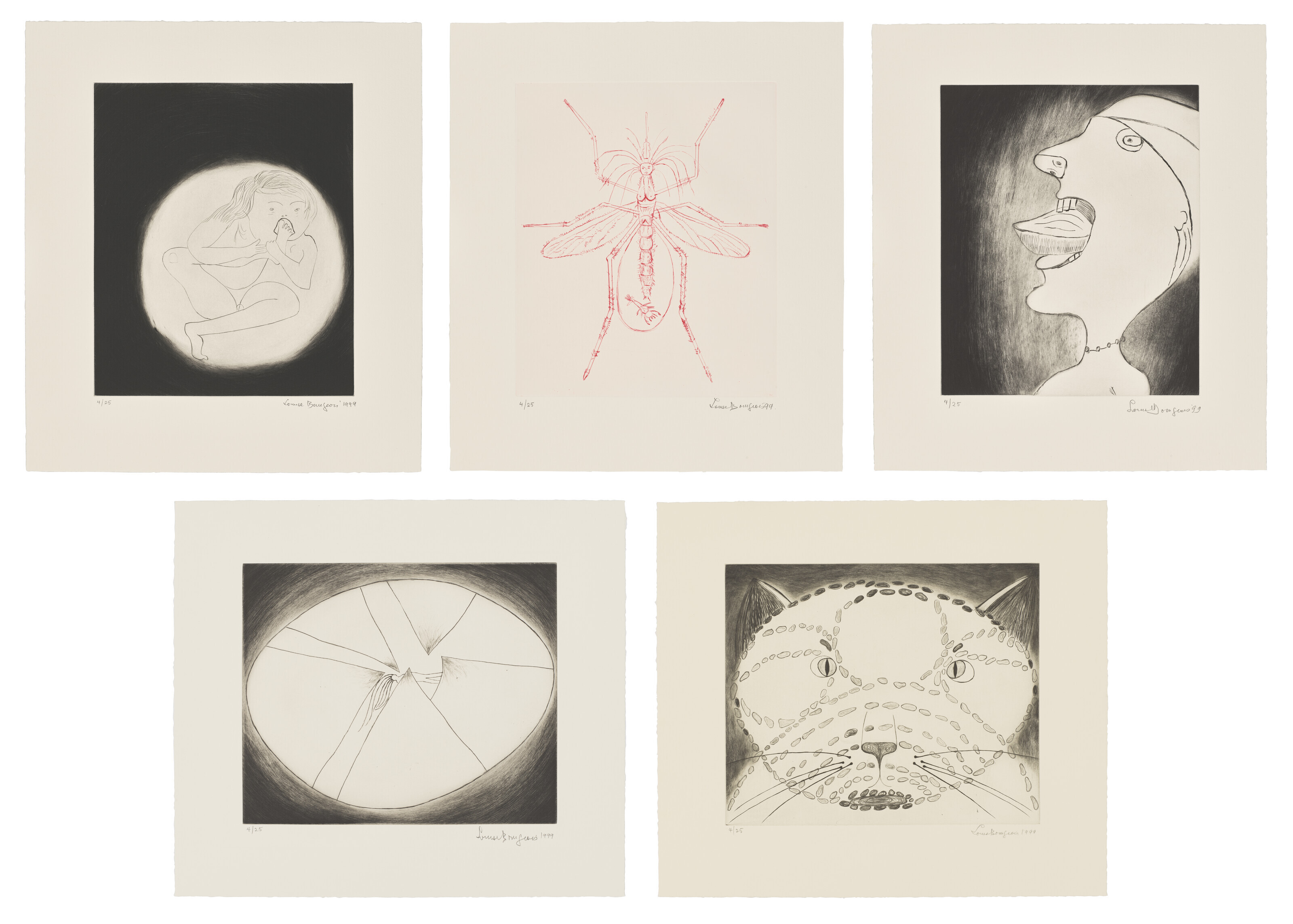 LOUISE BOURGEOIS (1911-2010), 11 Drypoints (set of 11) | Christie’s