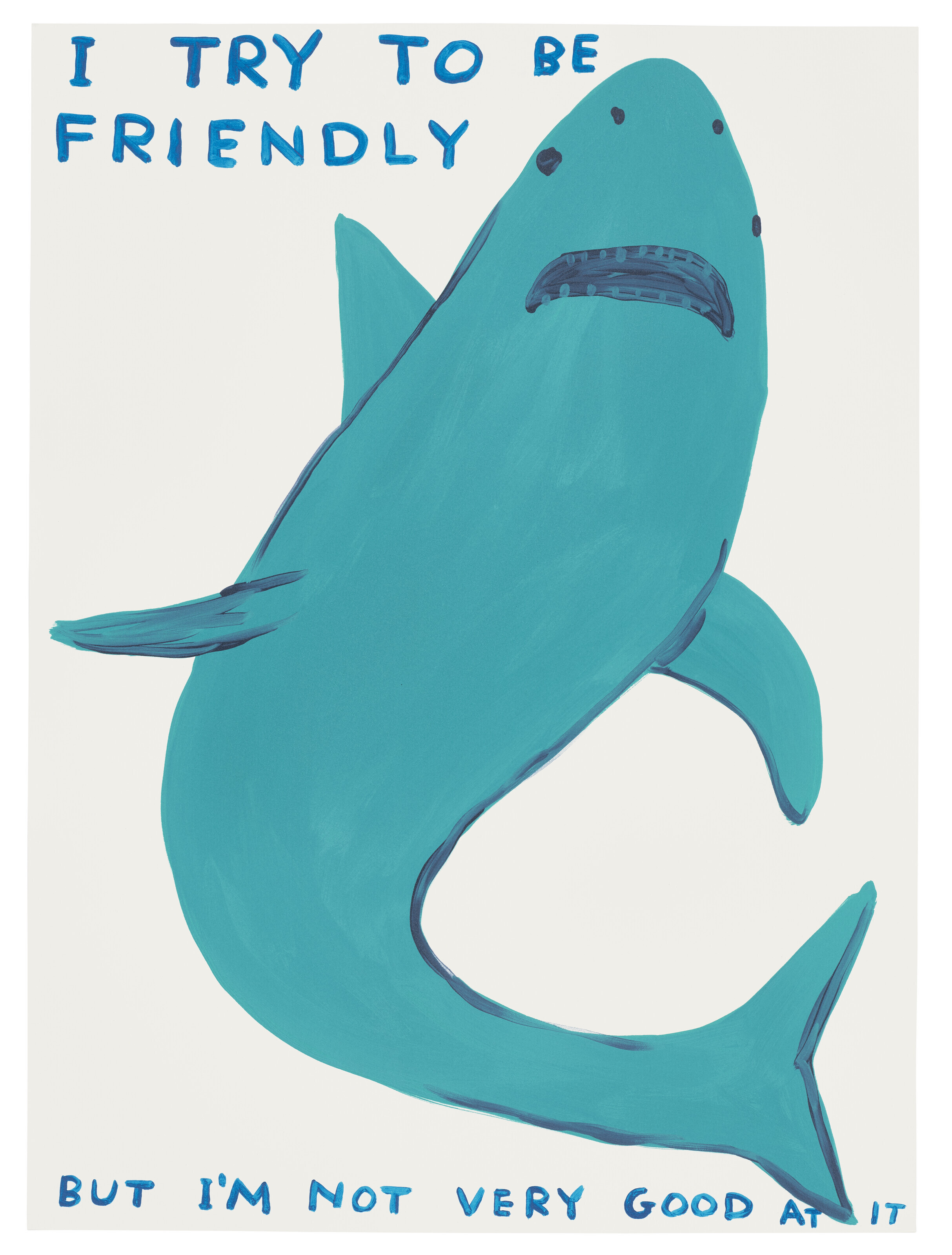 DAVID SHRIGLEY (B. 1968), I try to be friendly | Christie’s