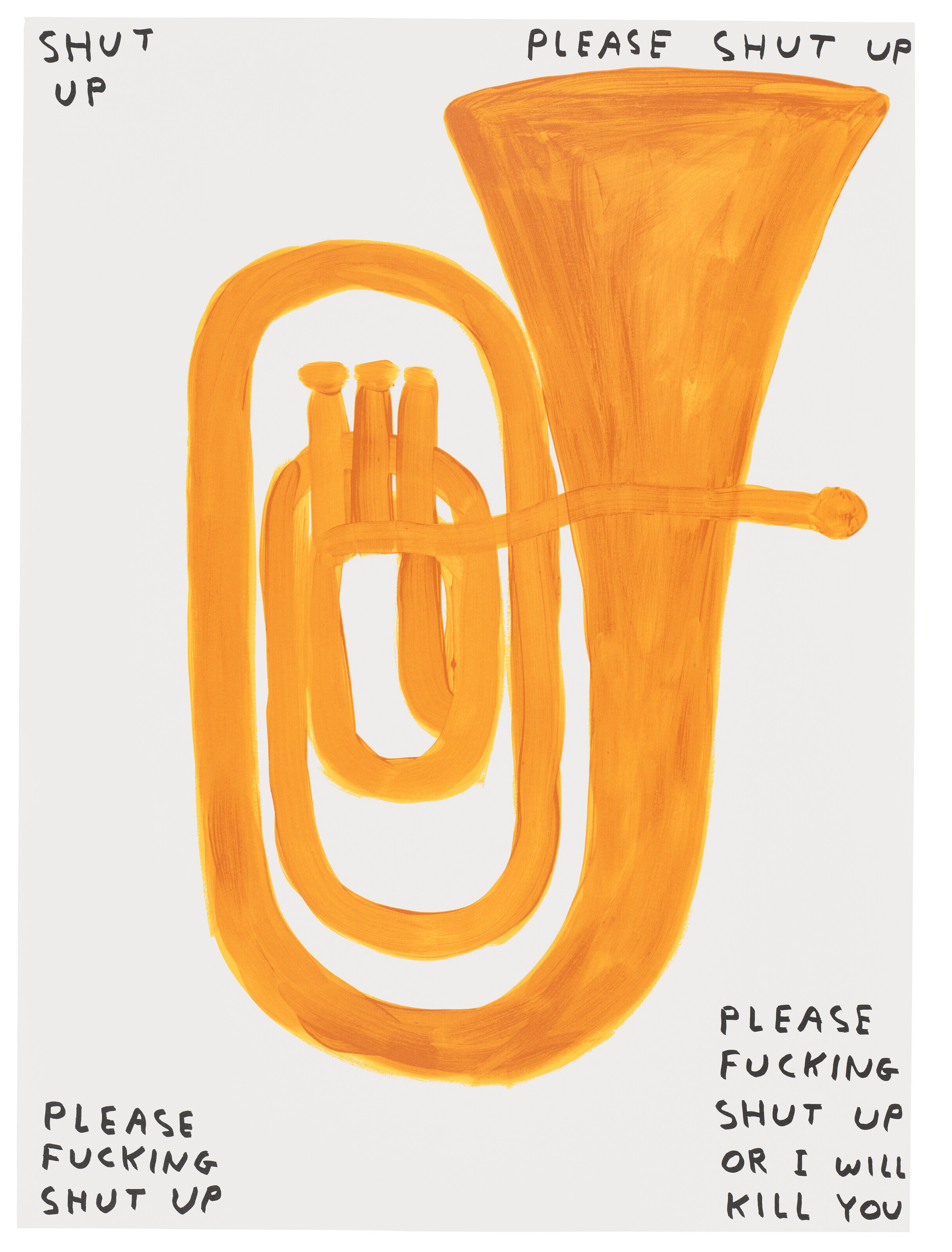DAVID SHRIGLEY (B. 1968), Shut Up | Christie’s
