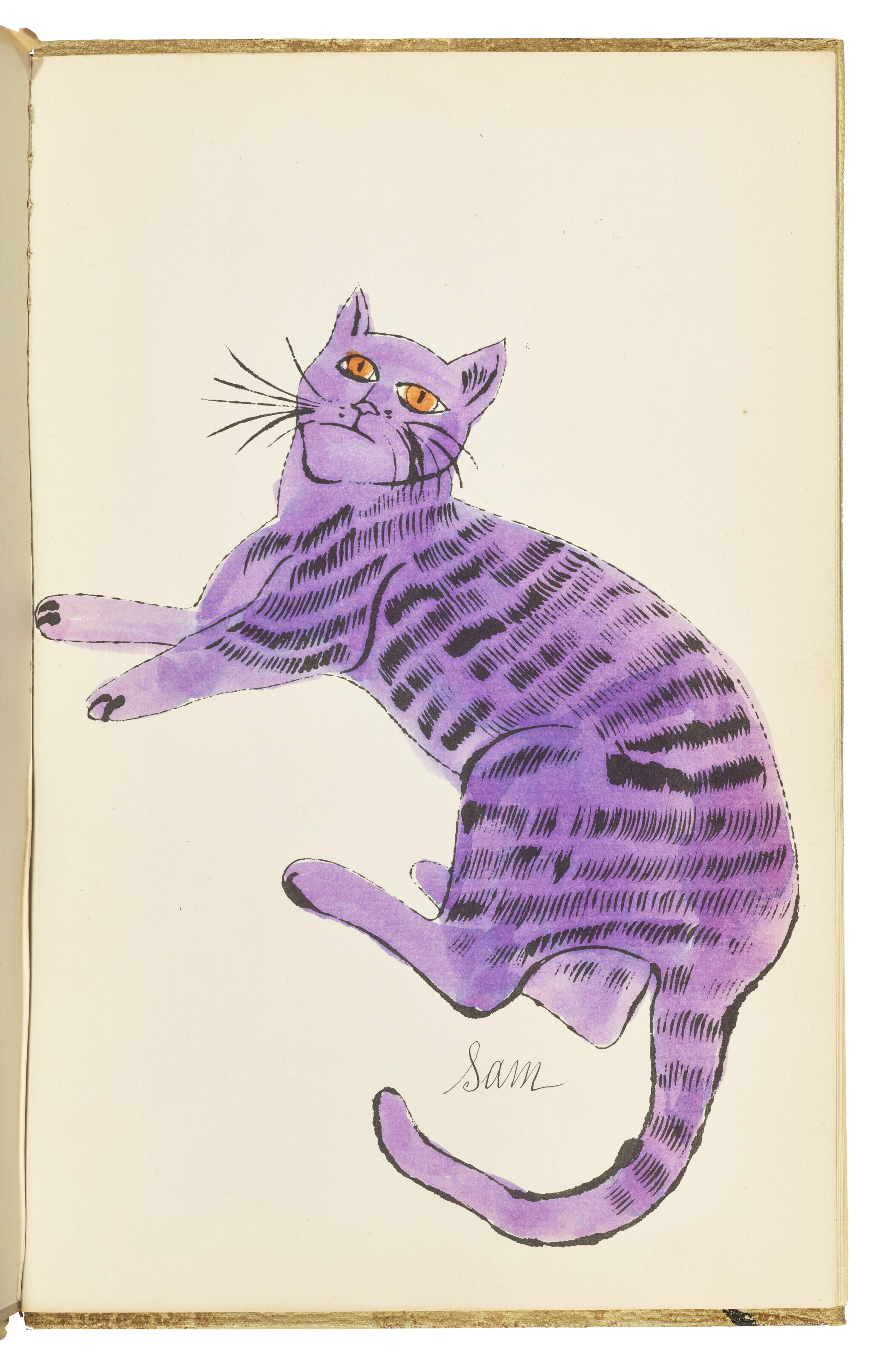 andy warhol cat sam