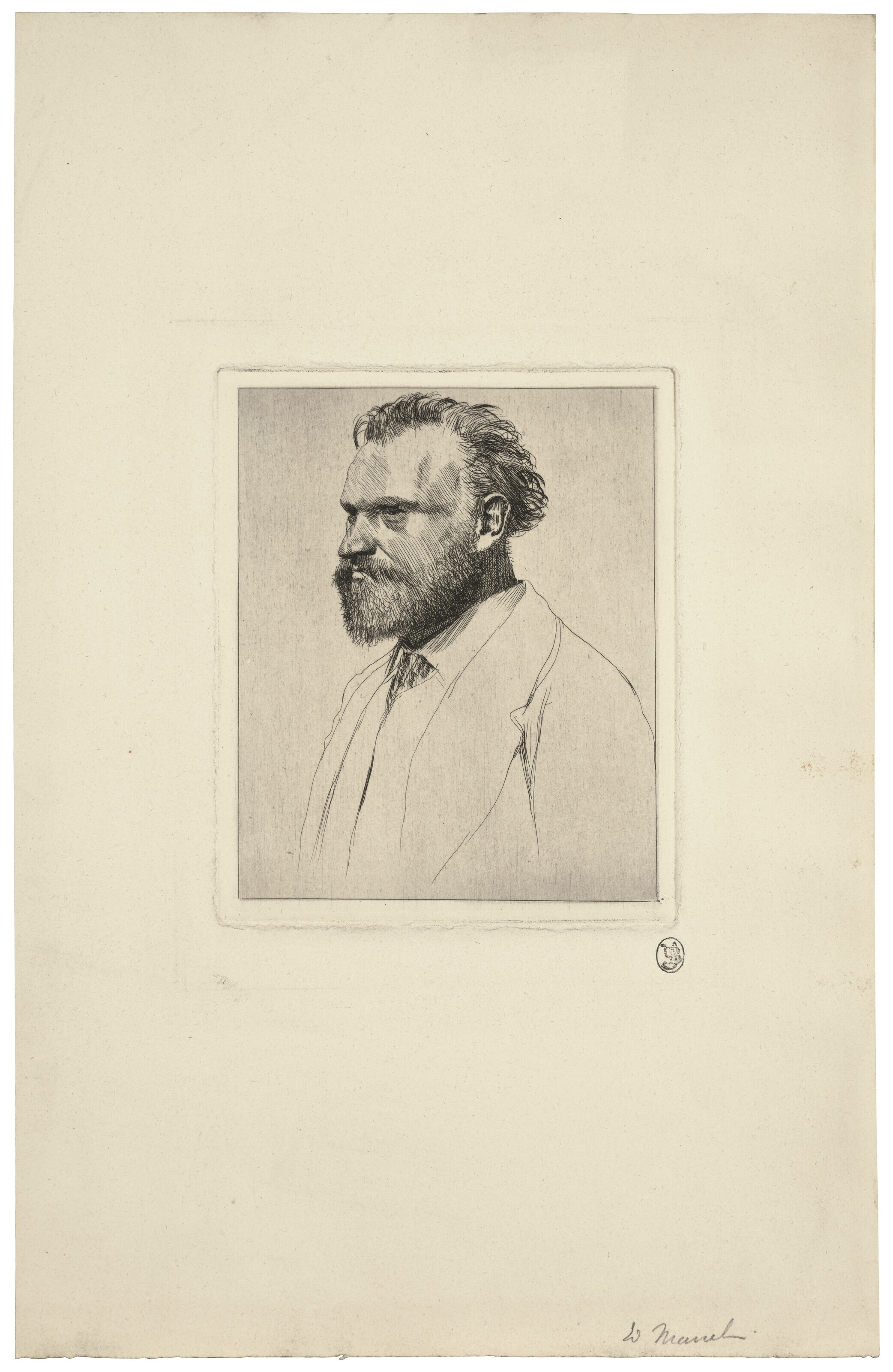 EDGAR DEGAS (1834-1917), Edouard Manet, Bust-Length Portrait | Christie’s