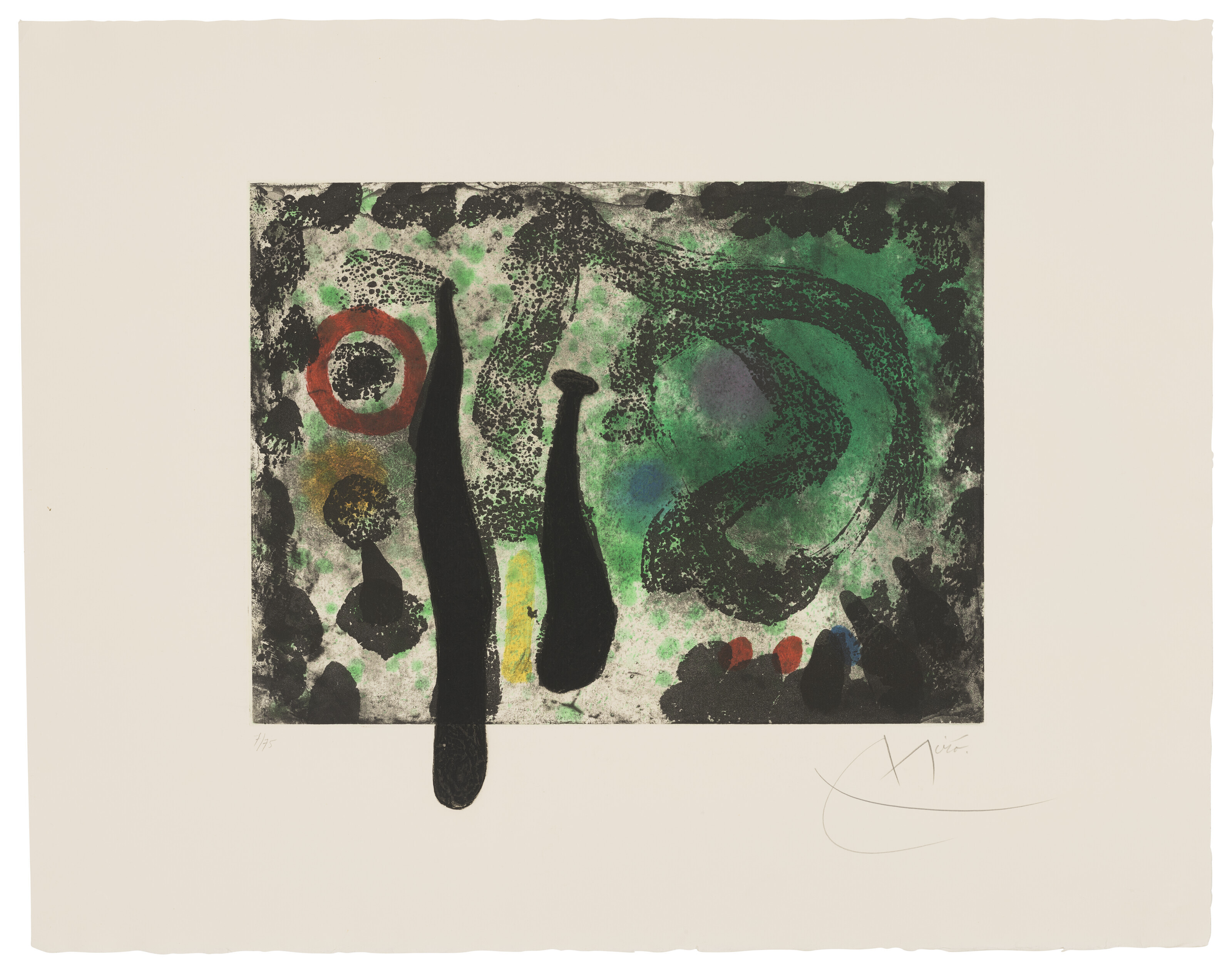 JOAN MIRÓ (1893-1983), Le Jardin de Mousse | Christie’s