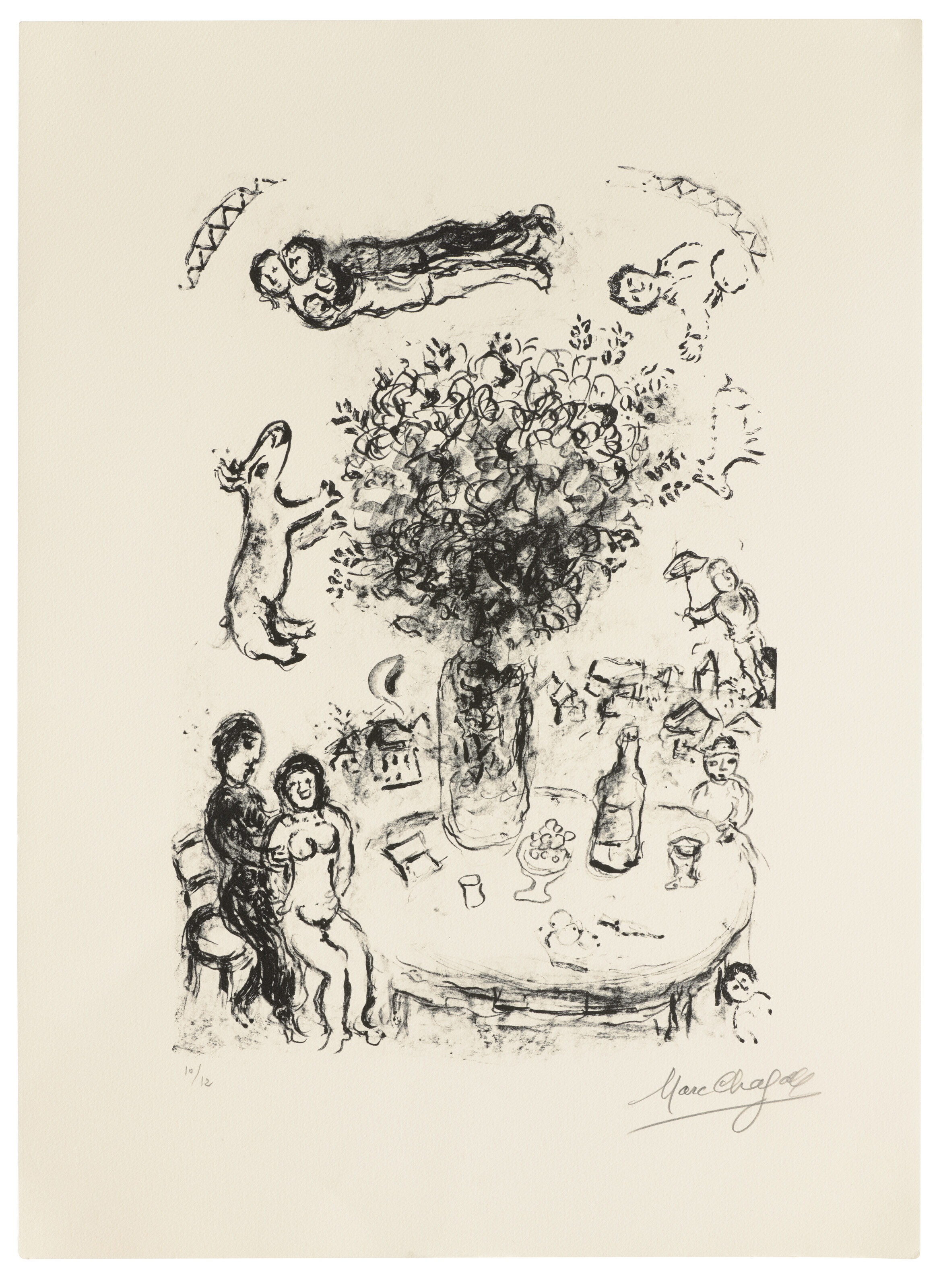 MARC CHAGALL (1887-1985), La table des amants | Christie’s