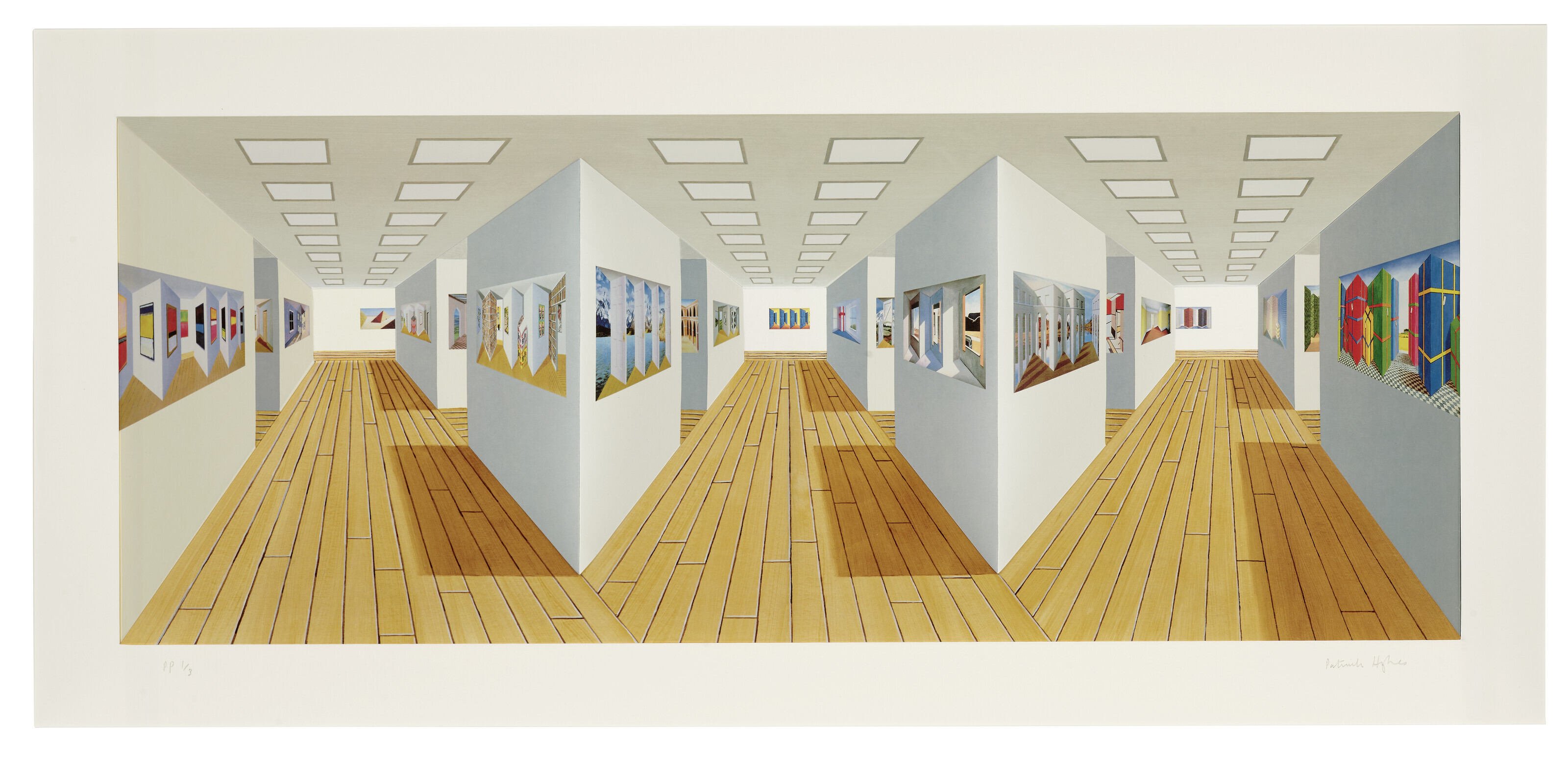 PATRICK HUGHES (B. 1939), Hues | Christie’s