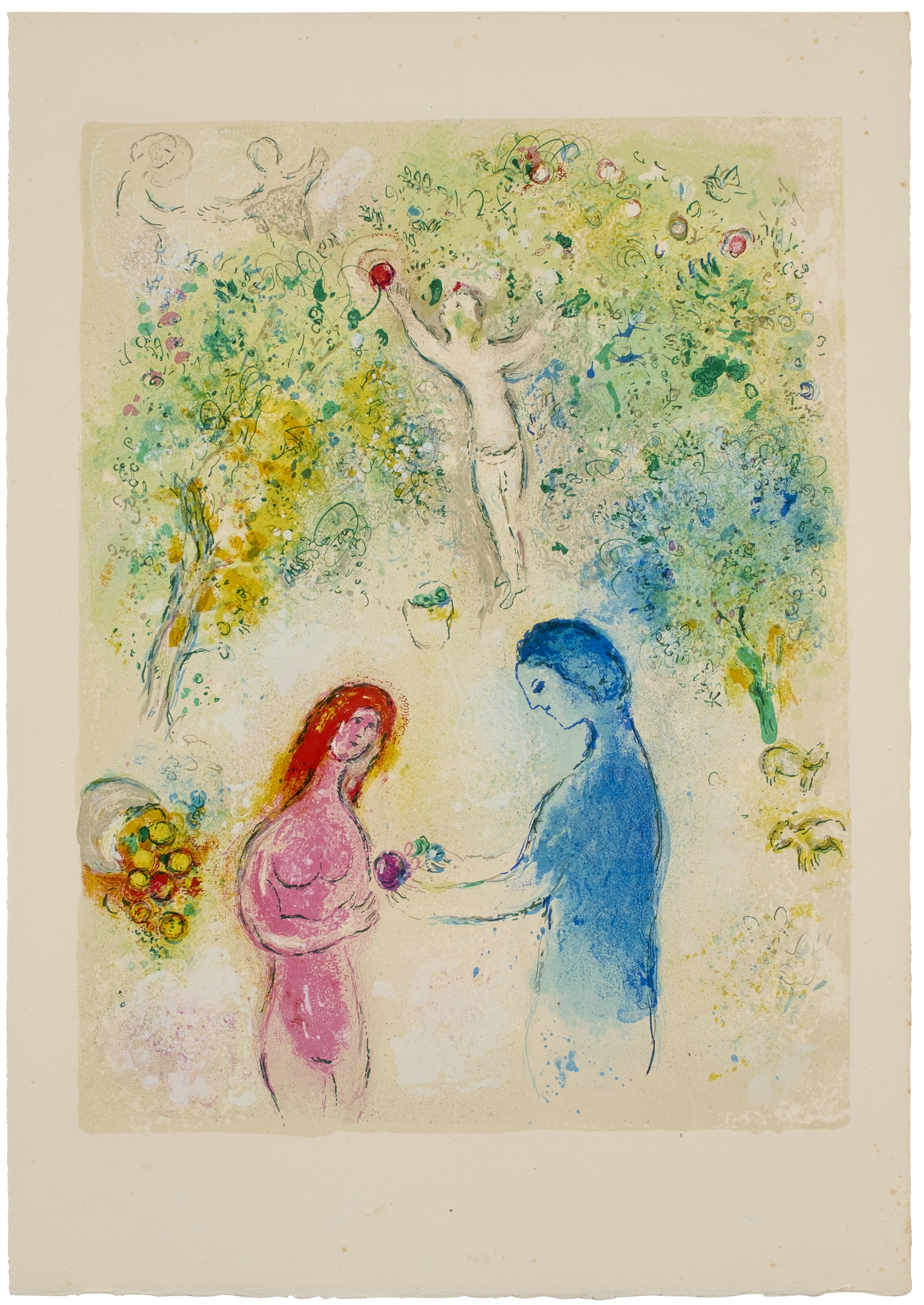 MARC CHAGALL (1887-1985), Frontispice, from: Daphnis et Chloé | Christie’s