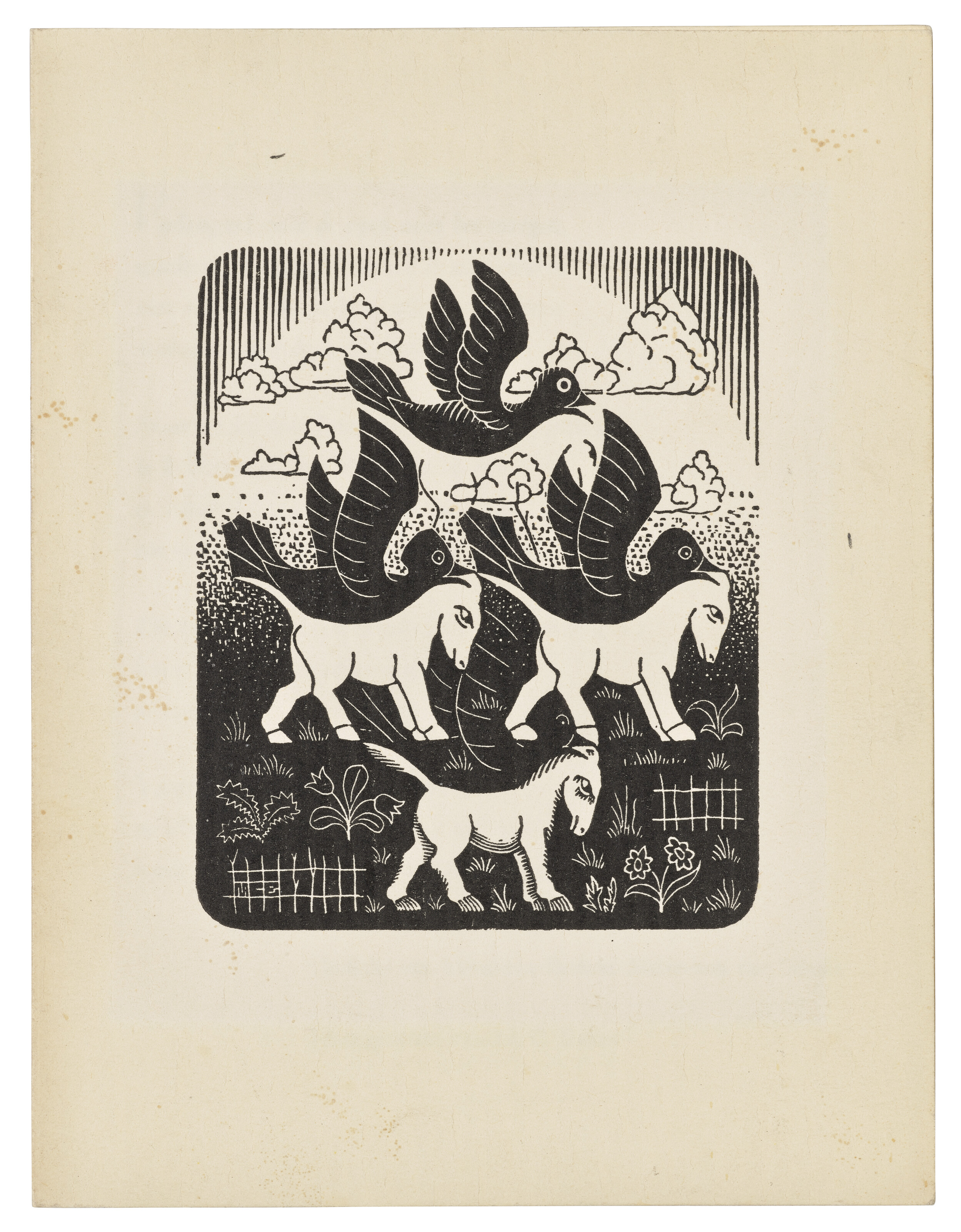 MAURITS CORNELIS ESCHER (1898-1972), Horses and Birds | Christie’s