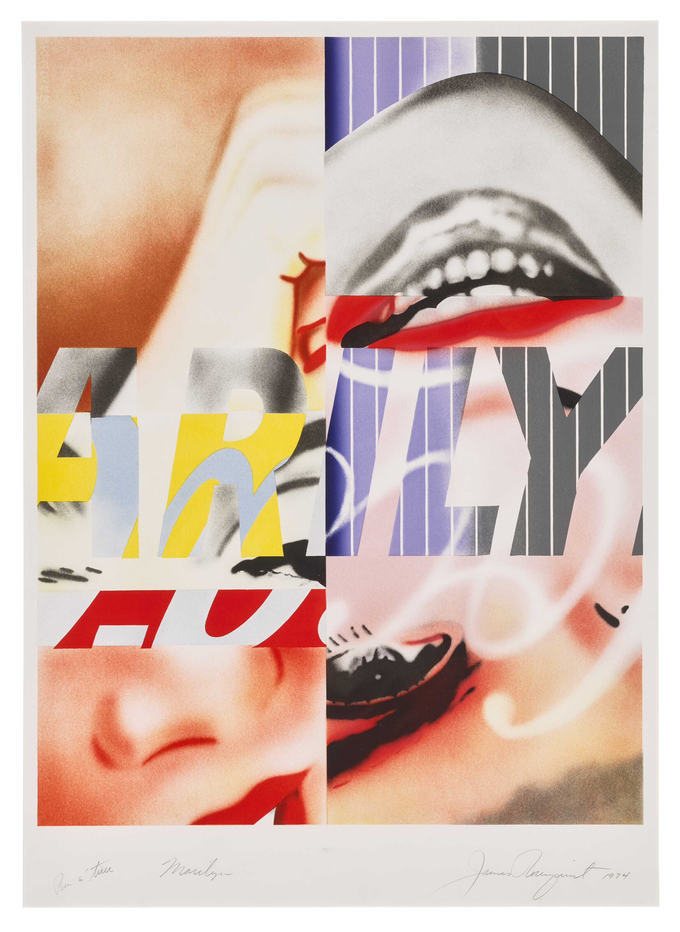JAMES ROSENQUIST (1933-2017), Marilyn | Christie’s
