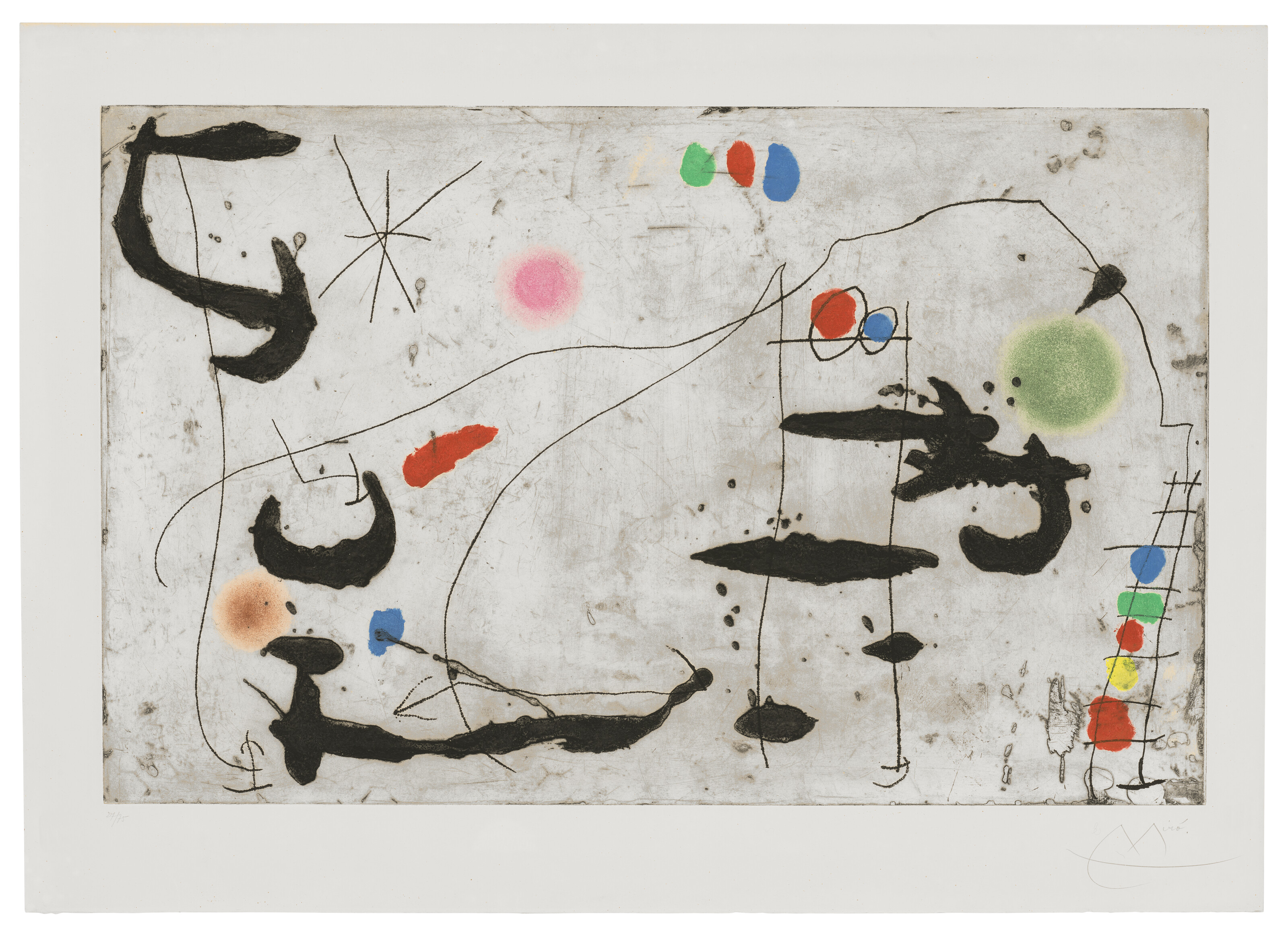 JOAN MIRÓ (1893-1983), Tracê sur la paroi VI | Christie’s