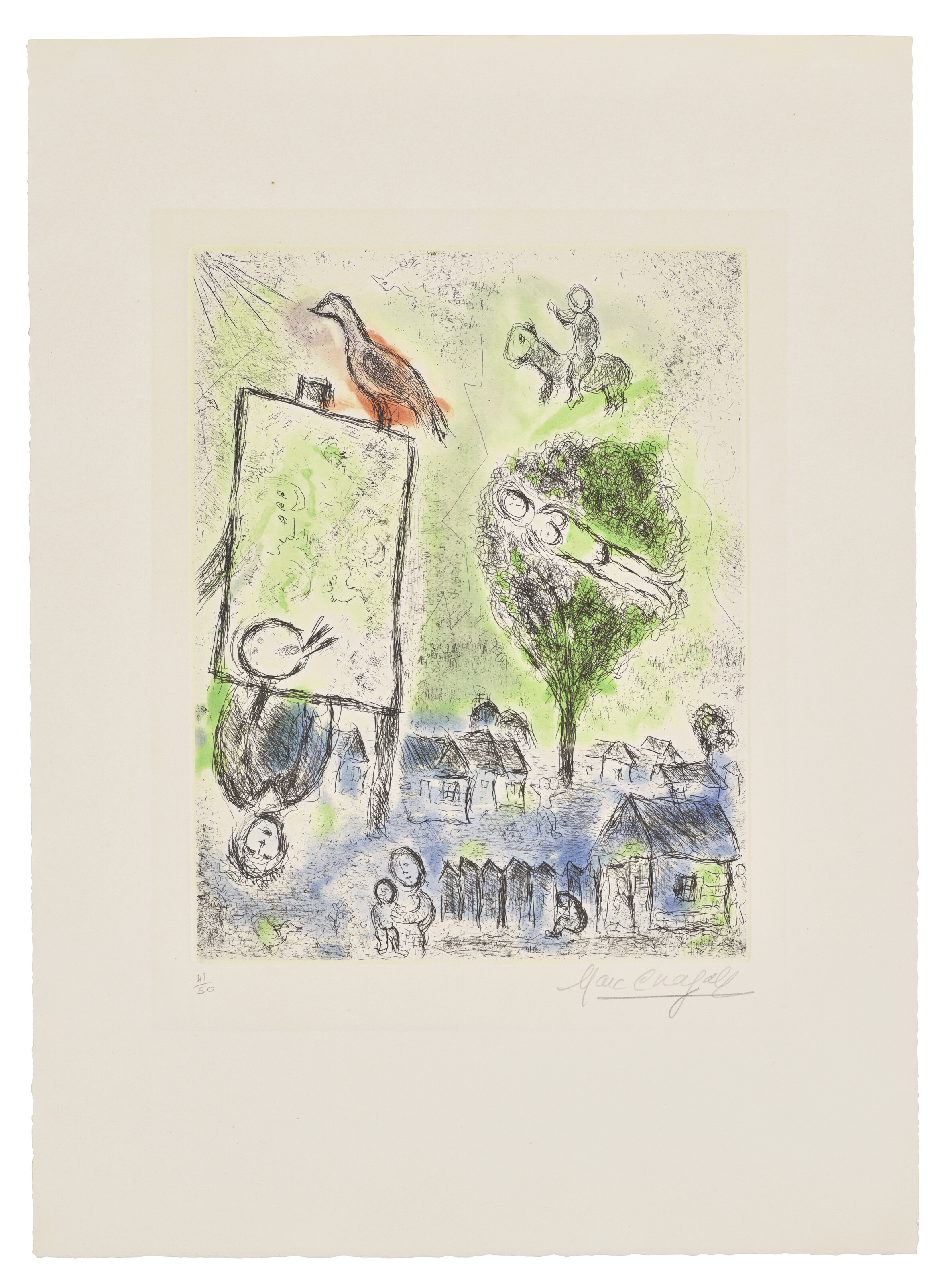 MARC CHAGALL (1887-1985), Inspiration, from: Songes | Christie’s