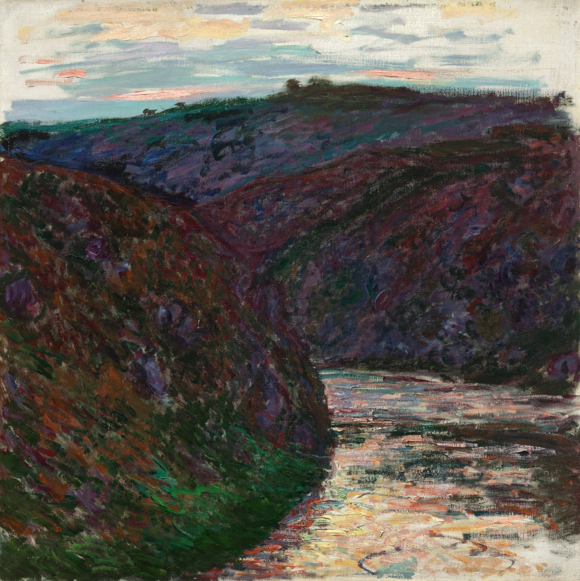 Monet's three landscapes depicting the Seine, the River Creuse and a ...