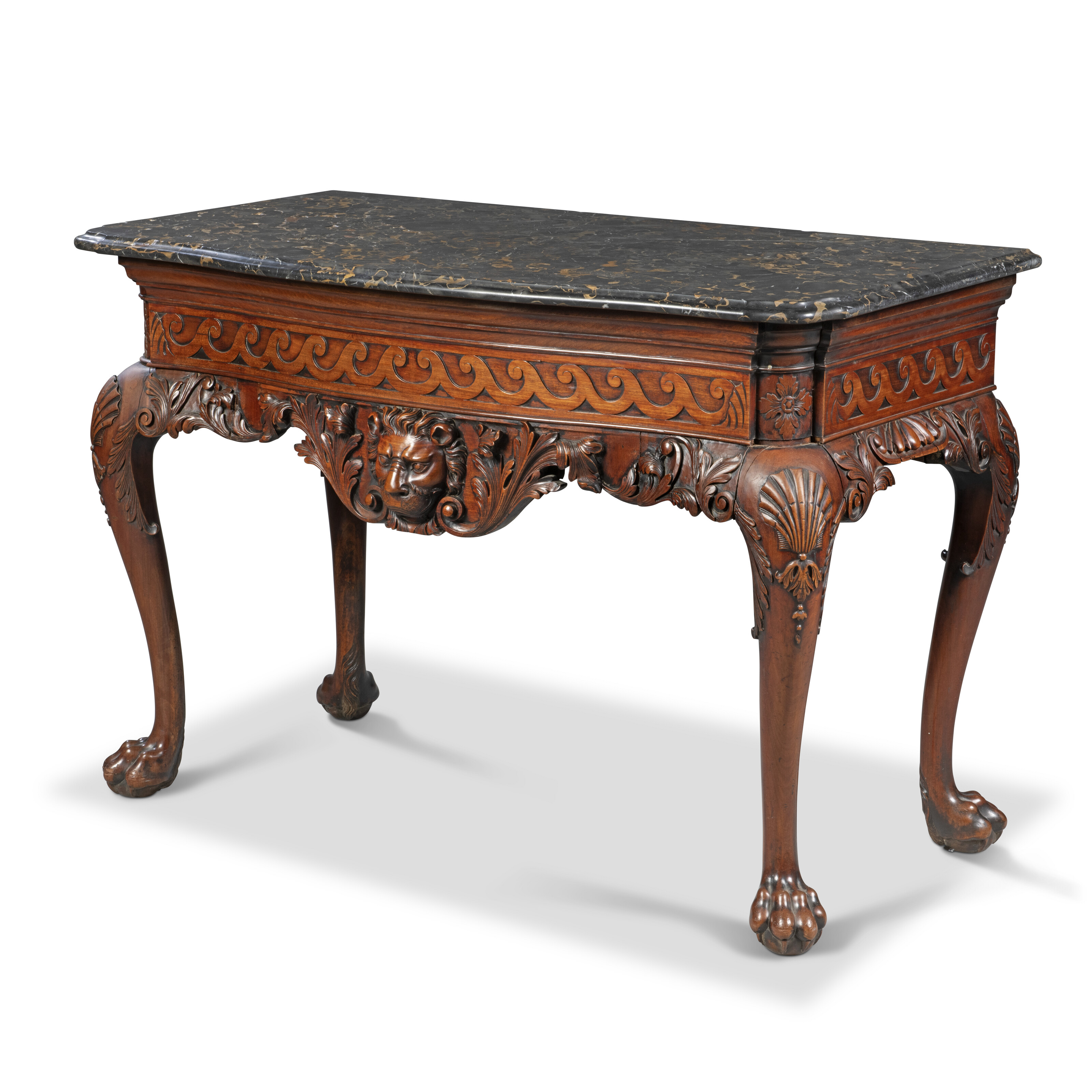 AN IRISH GEORGE II MAHOGANY SIDE TABLE, MID-18TH CENTURY | Christie’s