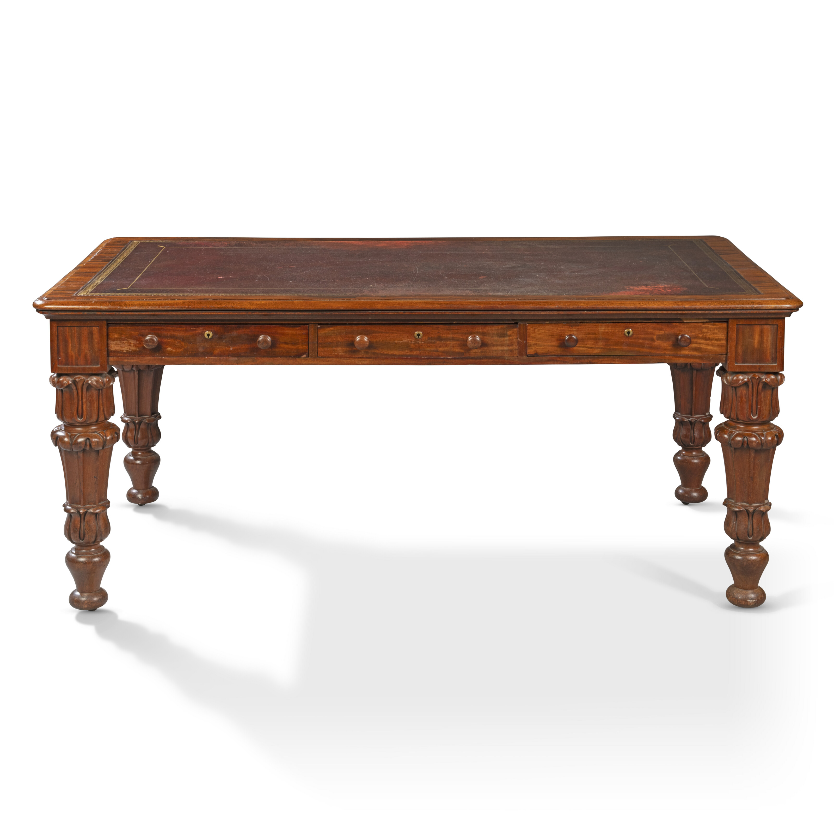 A WILLIAM IV MAHOGANY WRITING TABLE, CIRCA 1830, ATTRIBUTED TO GILLOWS ...