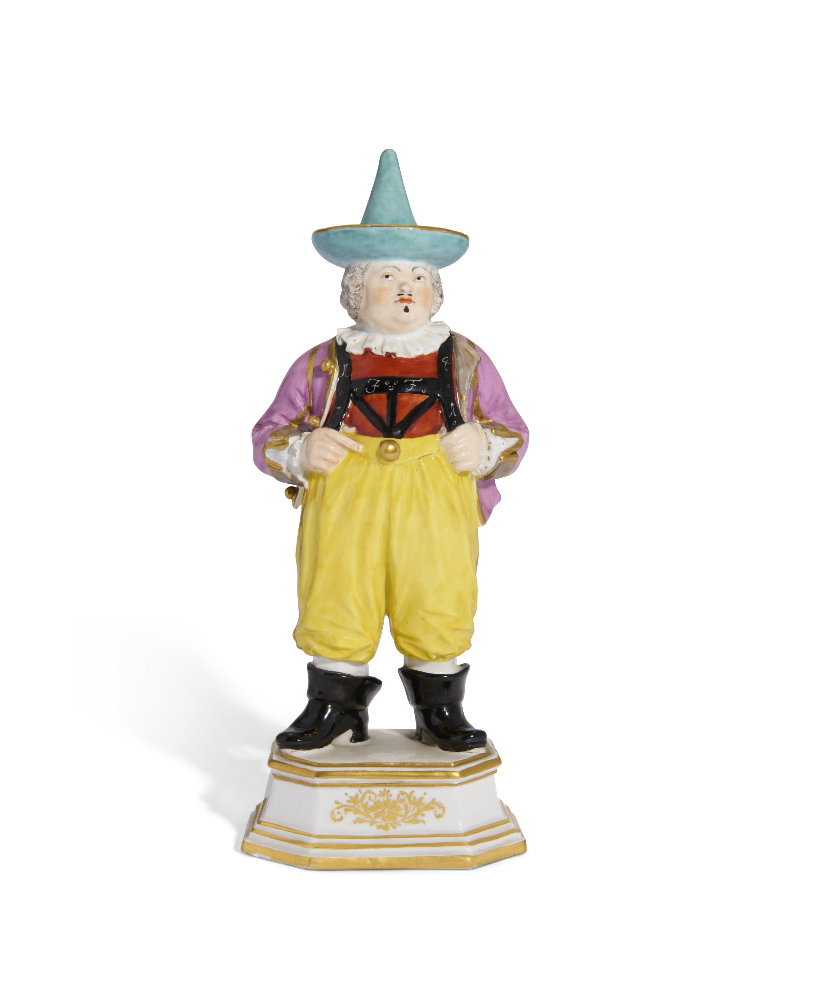 A MEISSEN PORCELAIN FIGURE OF THE COURT JESTER JOSEPH 'HOFNARR ...