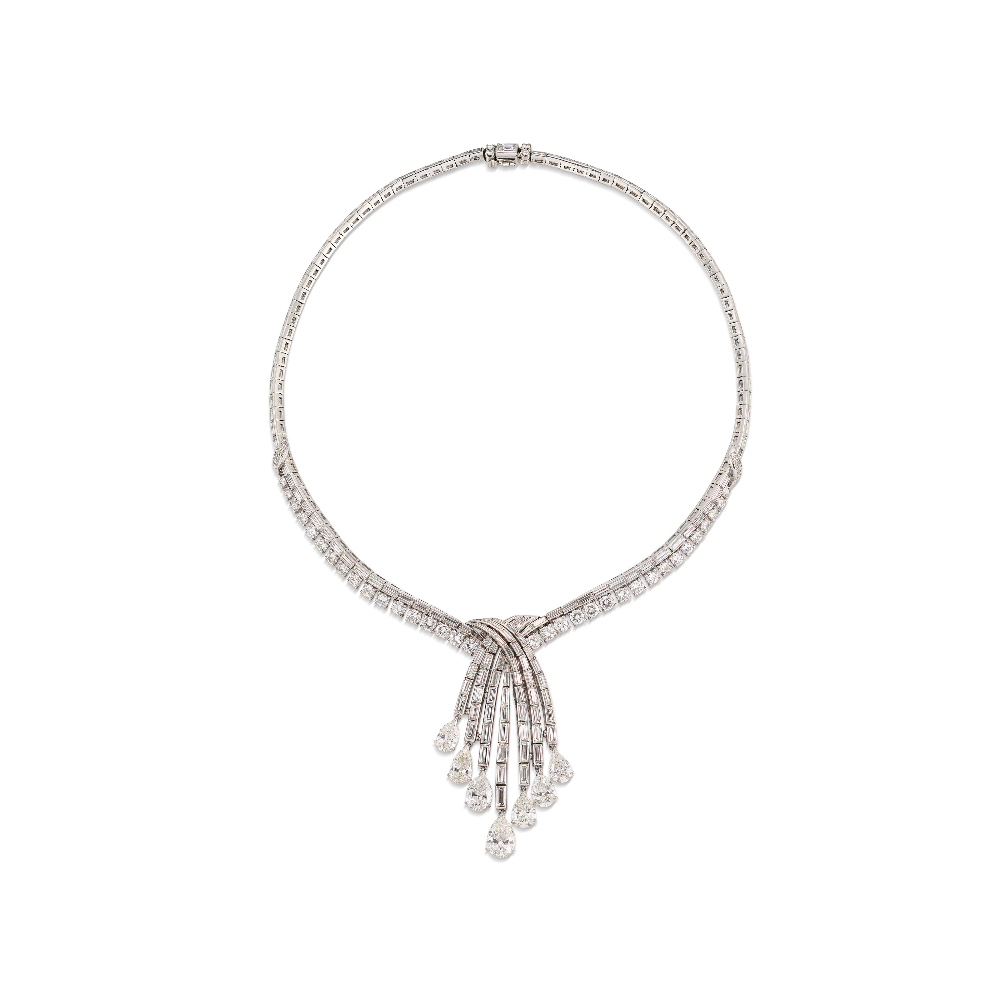MID-20TH CENTURY DIAMOND CASCADE NECKLACE, | Christie’s
