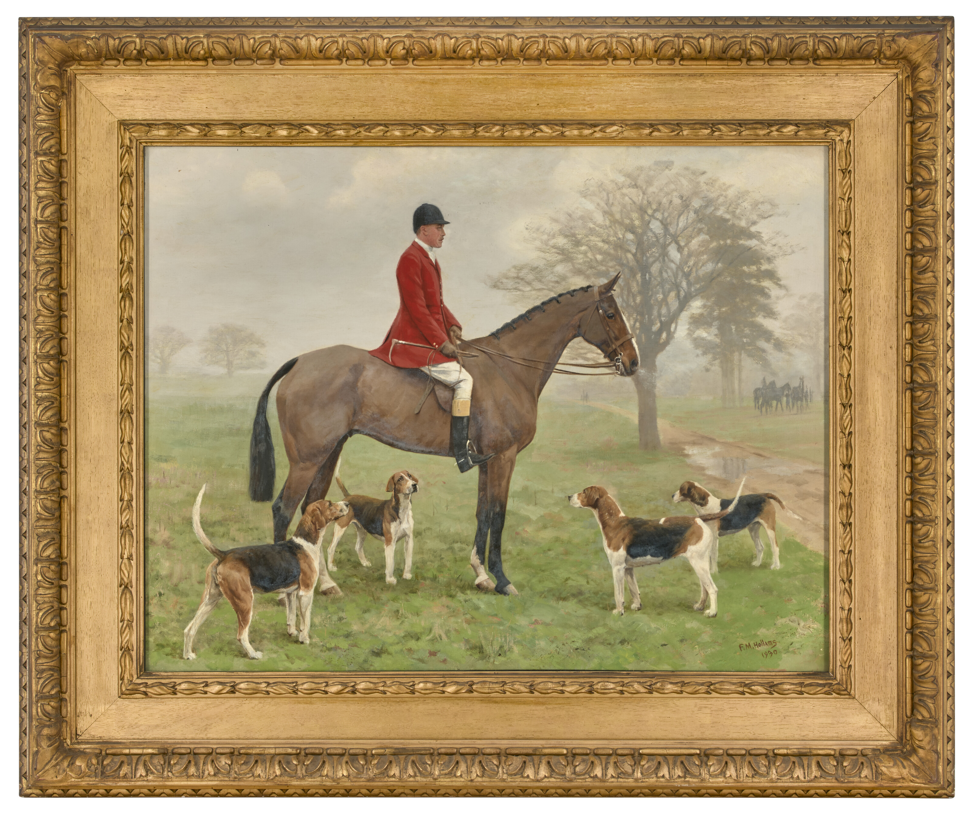 FRANCES MABEL HOLLAMS (BRITISH, 1877-1963), Portrait of Major The Hon ...