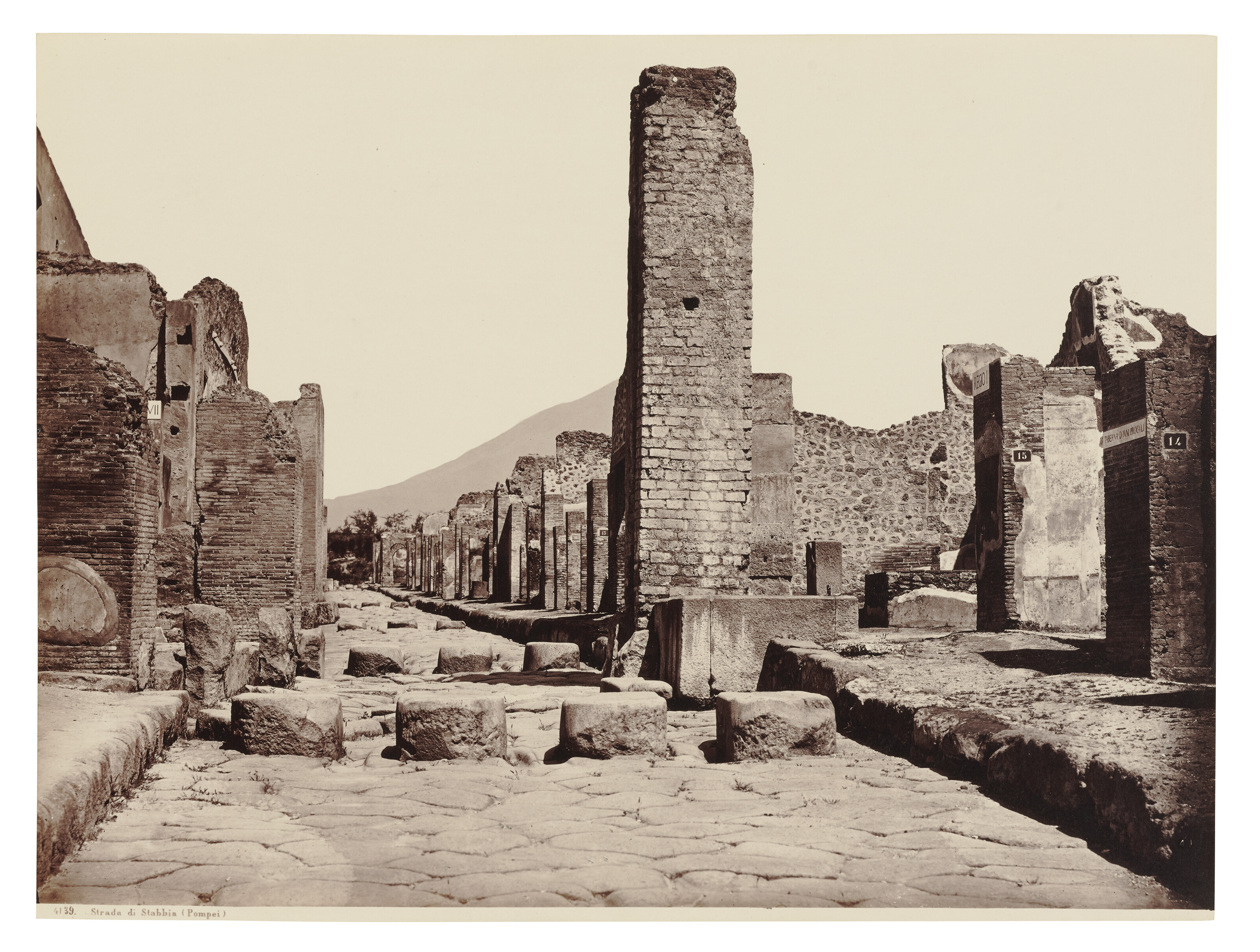 GIORGIO SOMMER (1834-1914), Strada di Stabbia, Pompei | Christie’s