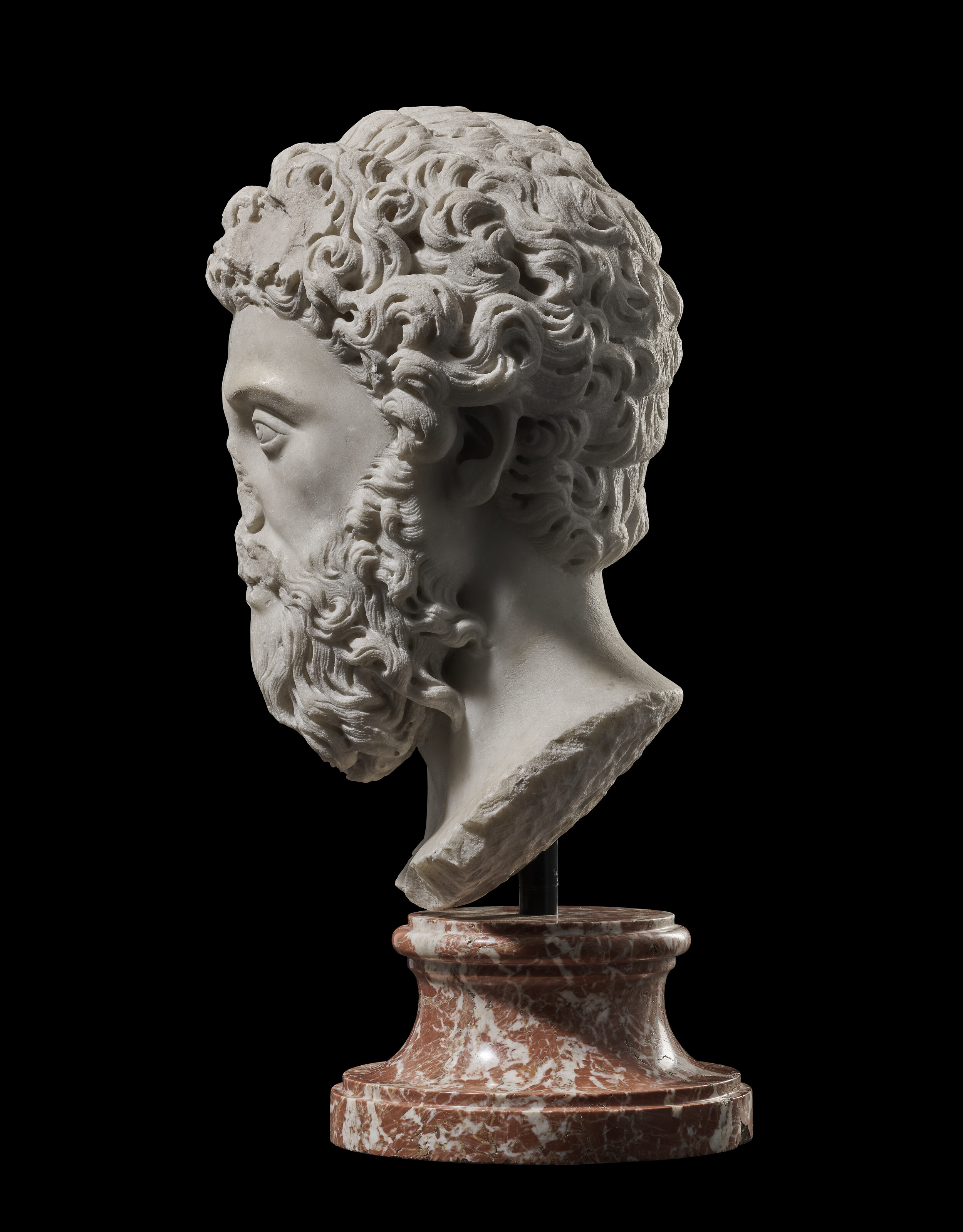 marcus aurelius statue head