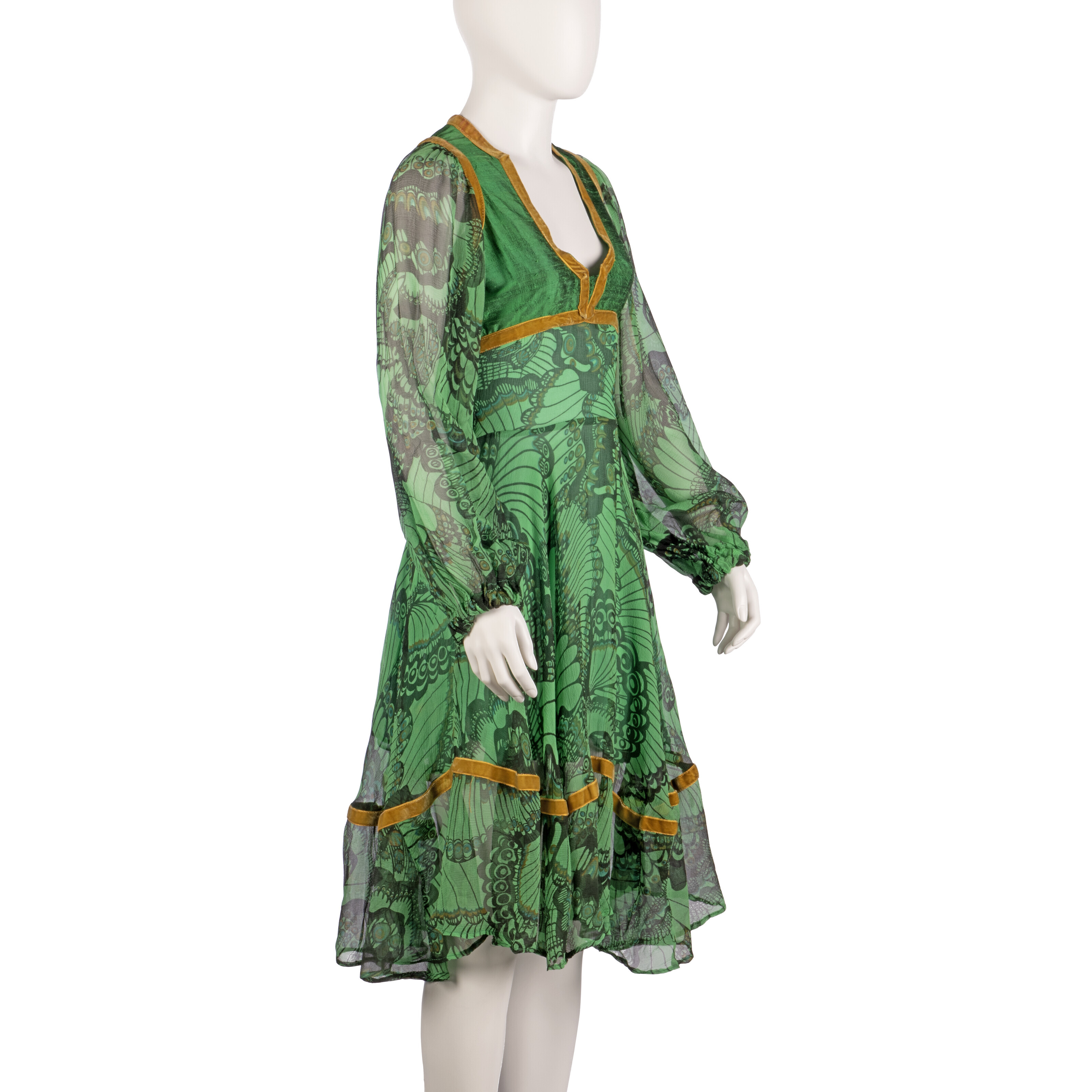 Pattie Boyd, A chiffon dress by Thea Porter, 1970 | Christie’s
