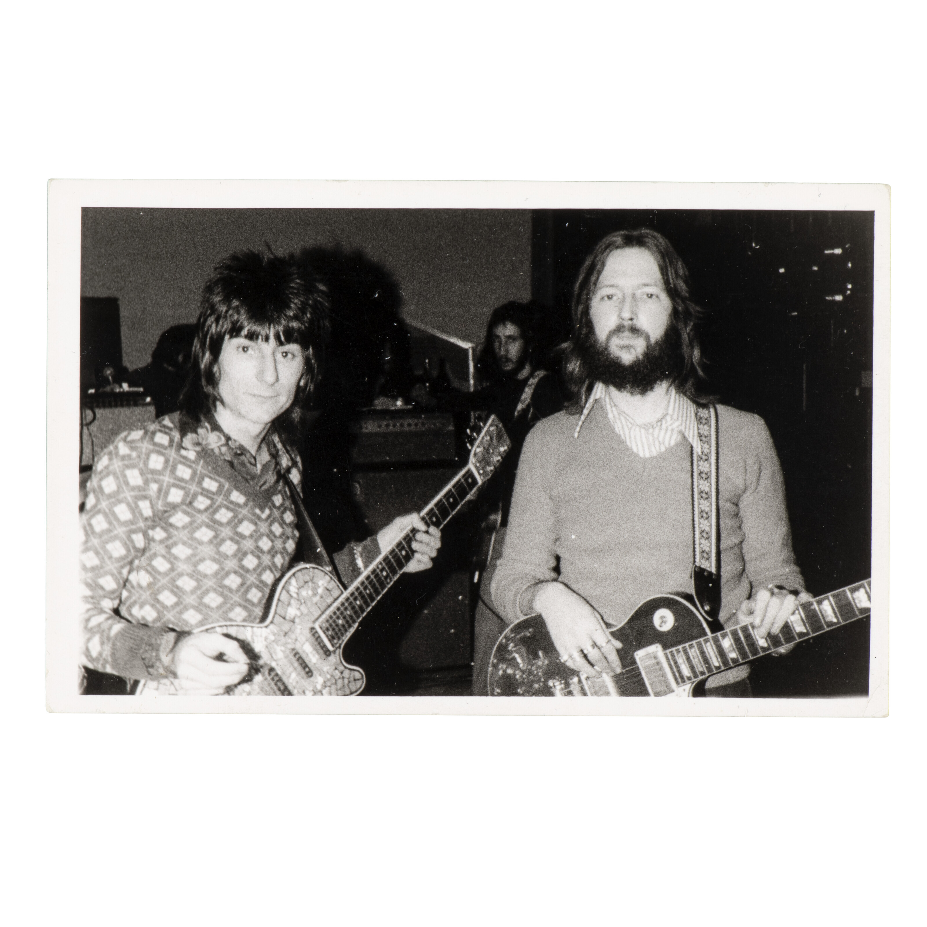 Eric Clapton, Pete Townshend and Ronnie Wood, Four vintage photographs ...
