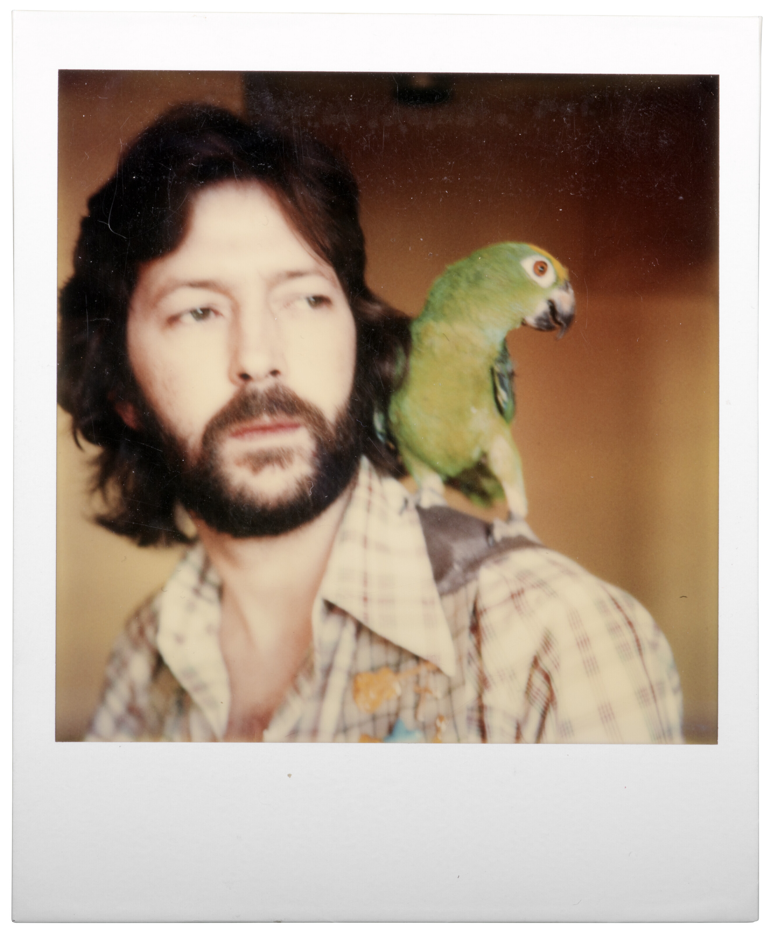Eric Clapton with parrot, circa 1976, Pattie Boyd (b. 1944) | Christie’s