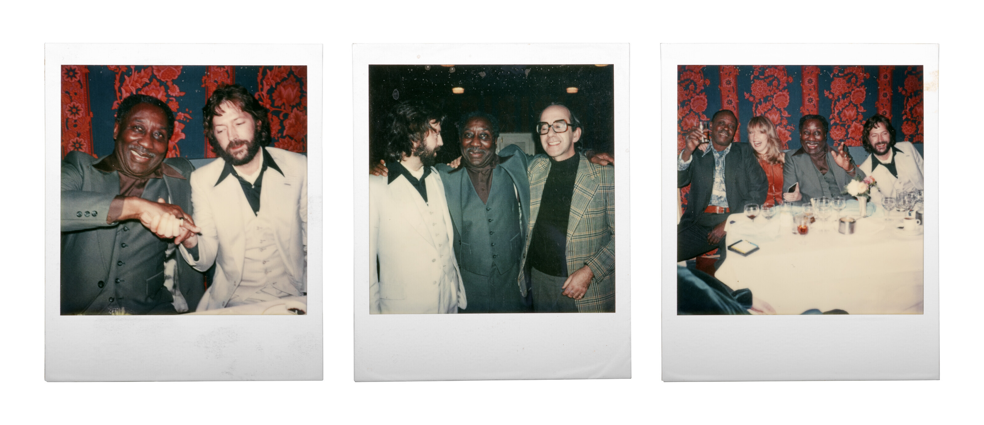 Eric Clapton and Muddy Waters, Three Polaroid photographs, 1979 ...