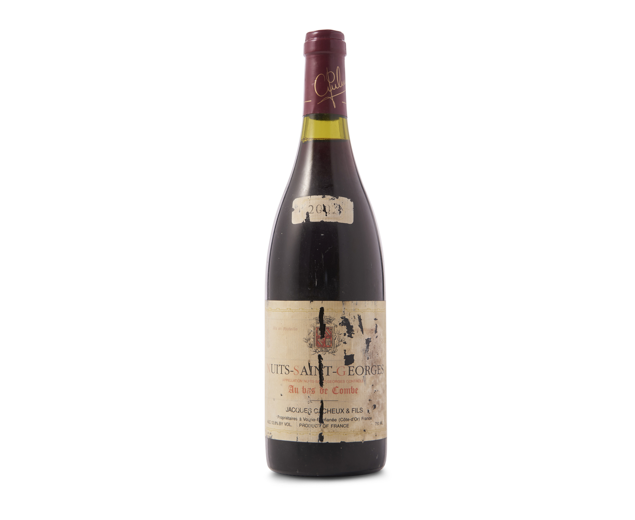 Domaine Jacques Cacheux, Nuits-Saint-Georges Aux Bas de Combe 2002 ...
