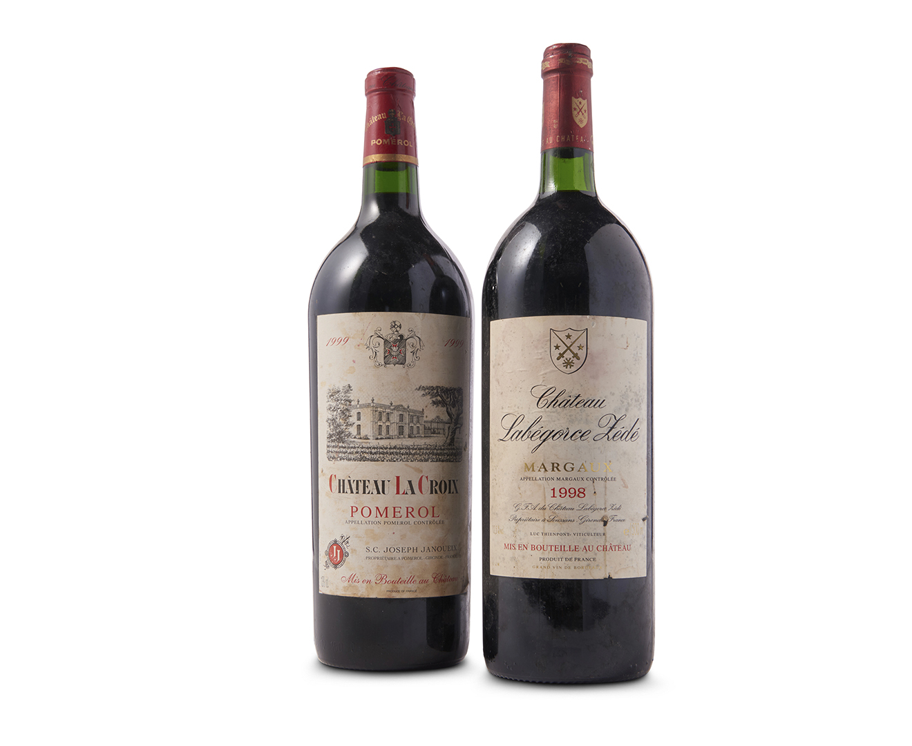 Mixed Bordeaux Large Formats 1986-2003, Château du Paradis 1986Badly ...