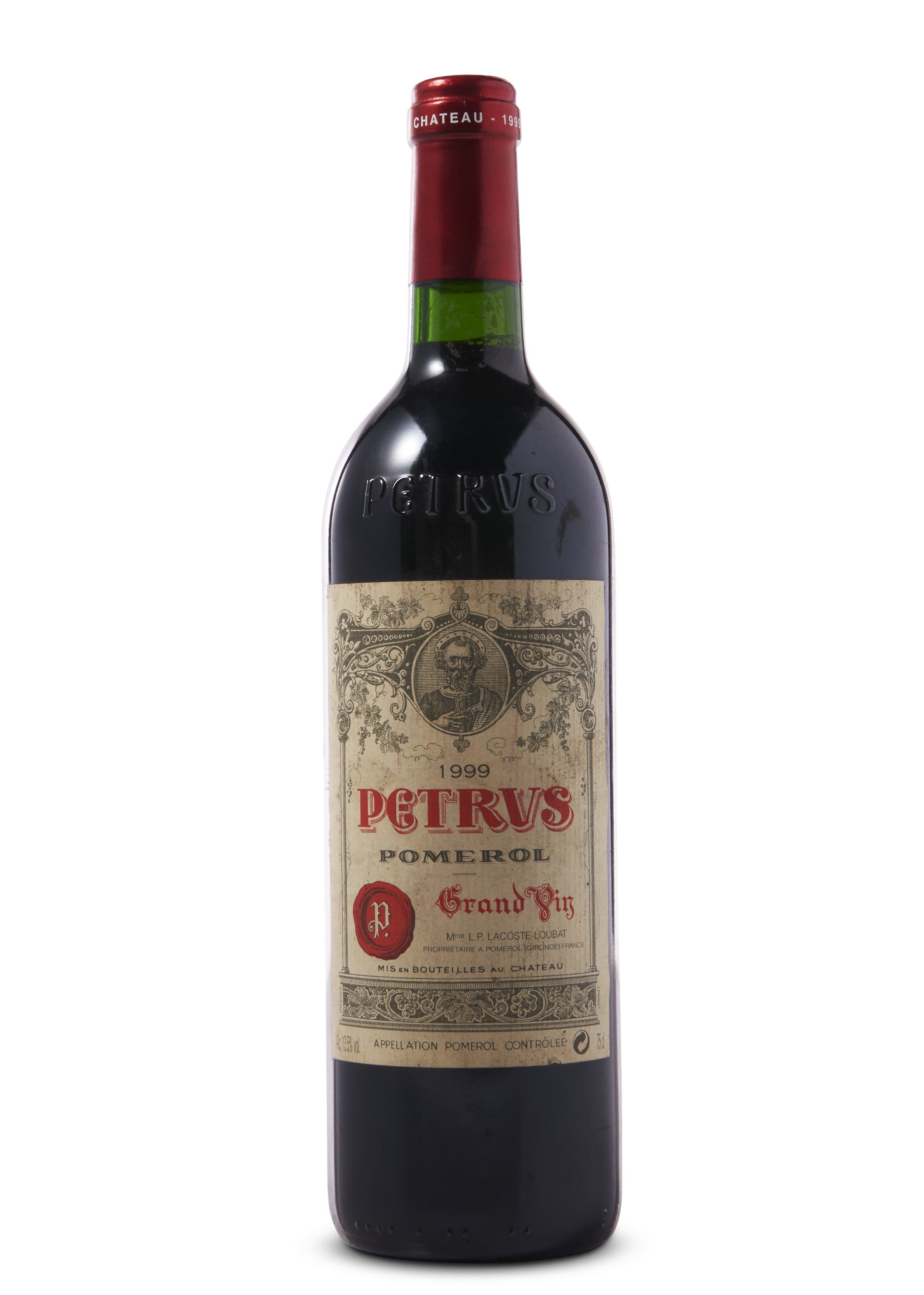 Petrus, Pomerol 1999, Scuffed capsules. Two slightly creased capsules ...