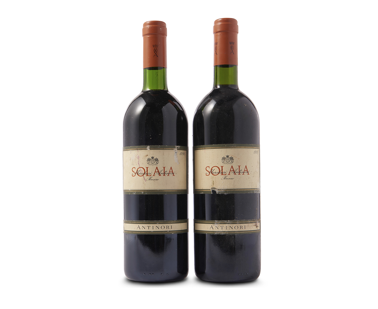 Mixed Italian Red Wine 1993-2006, Solaia, Toscana 1993Scuffed capsules ...