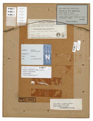 PAUL HENRY, R.H.A. (1877-1958), Portrait of G.K. Chesterton | Christie's