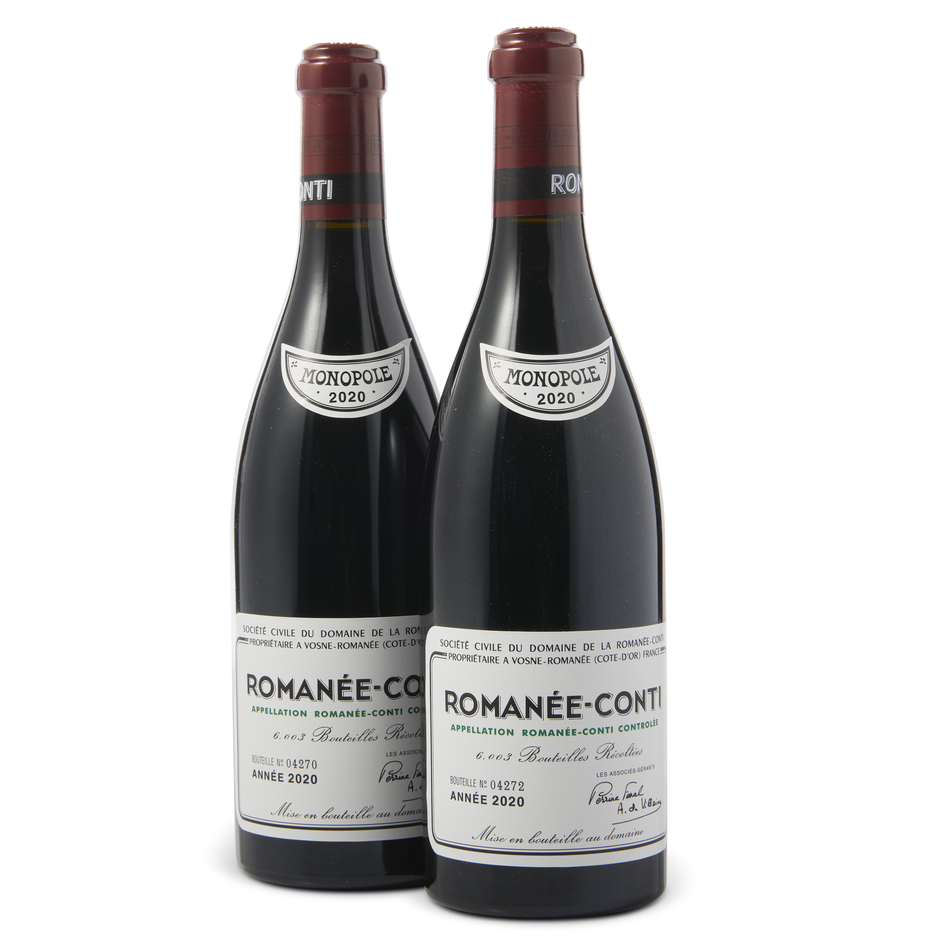Domaine de la Romanée-Conti, Romanée-Conti 2020, Excellent appearance | Christie’s