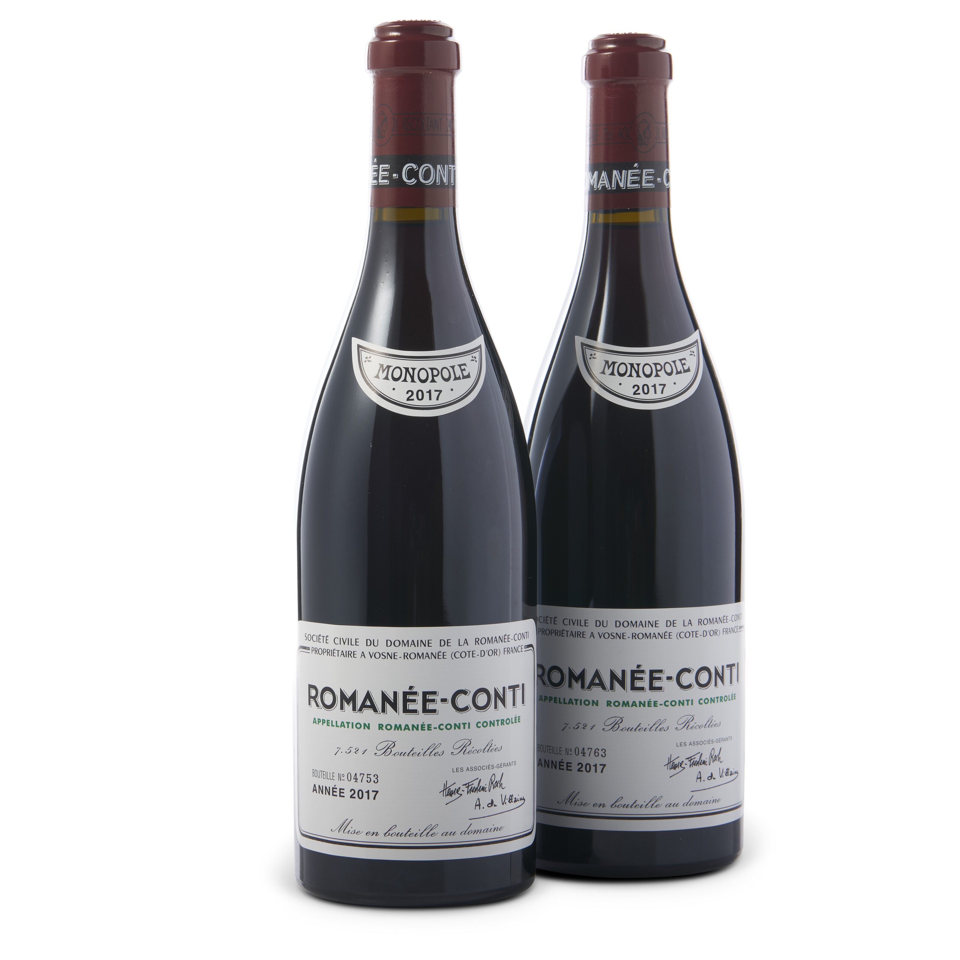 Domaine de la Romanée-Conti, Romanée-Conti 2017, Excellent appearance | Christie’s