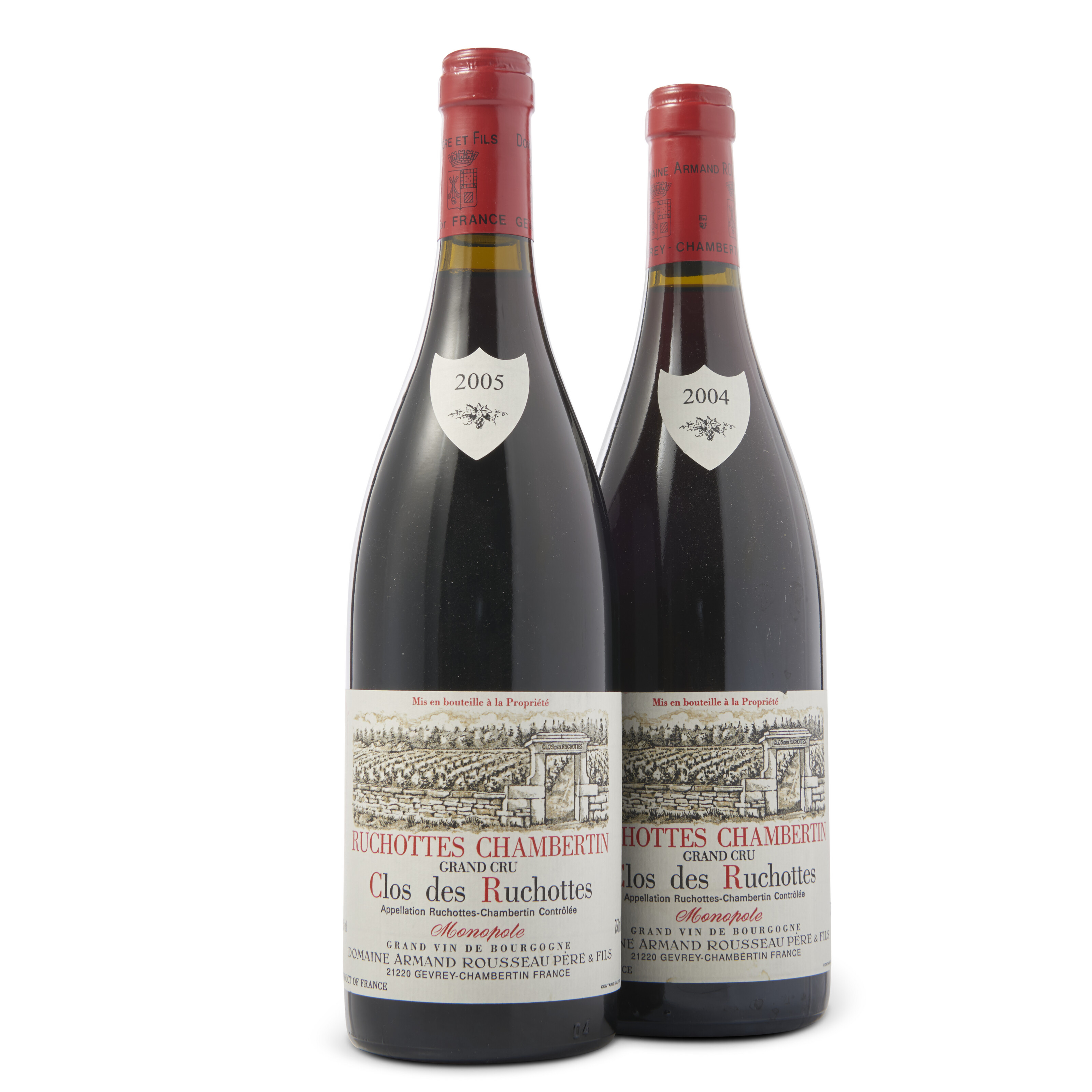Mixed Rousseau, Ruchottes-Chambertin 2004-2005, Domaine Armand Rousseau ...