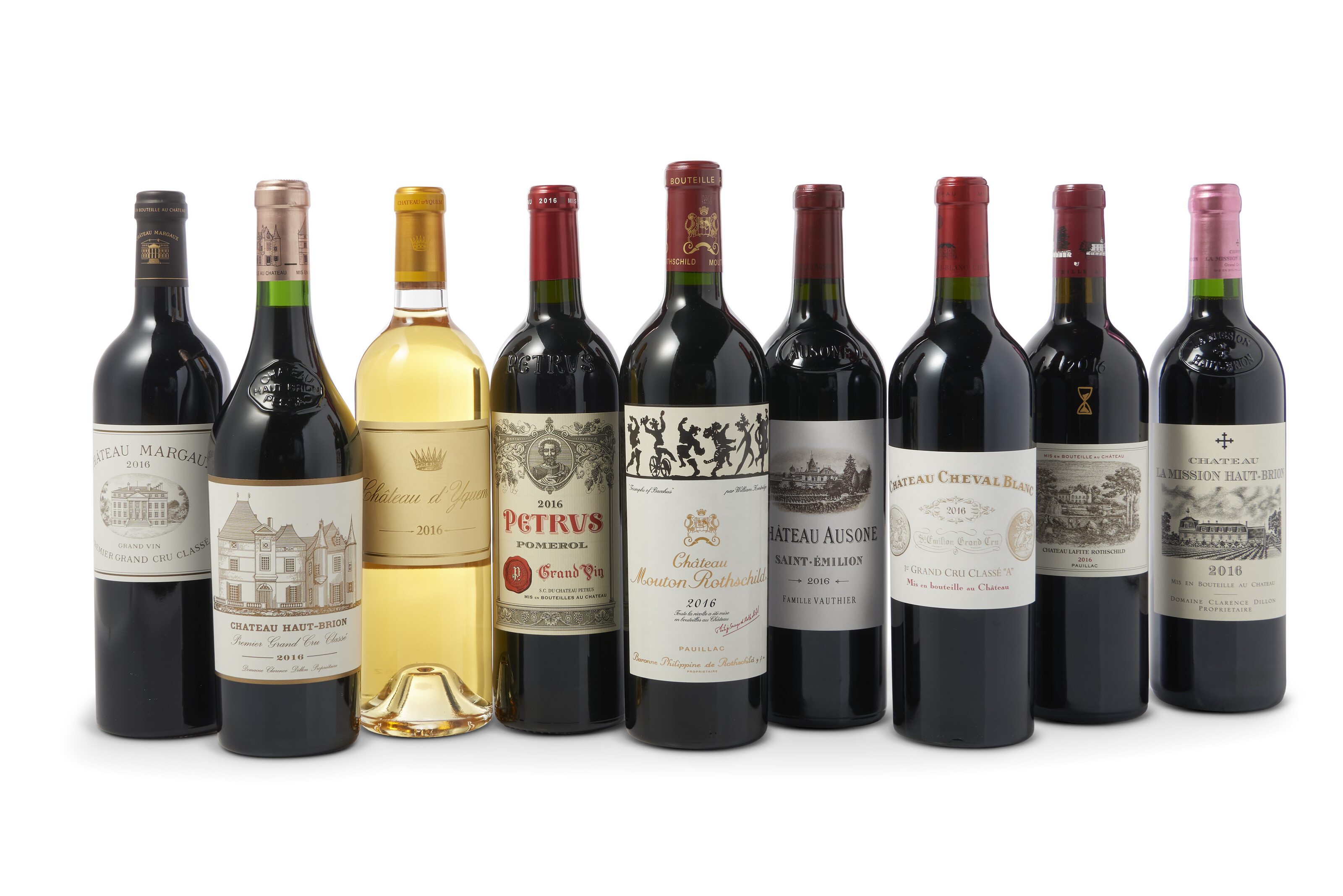 2016 Duclot Collection, Chateau Margaux 2016 (1)Chateau Mouton ...