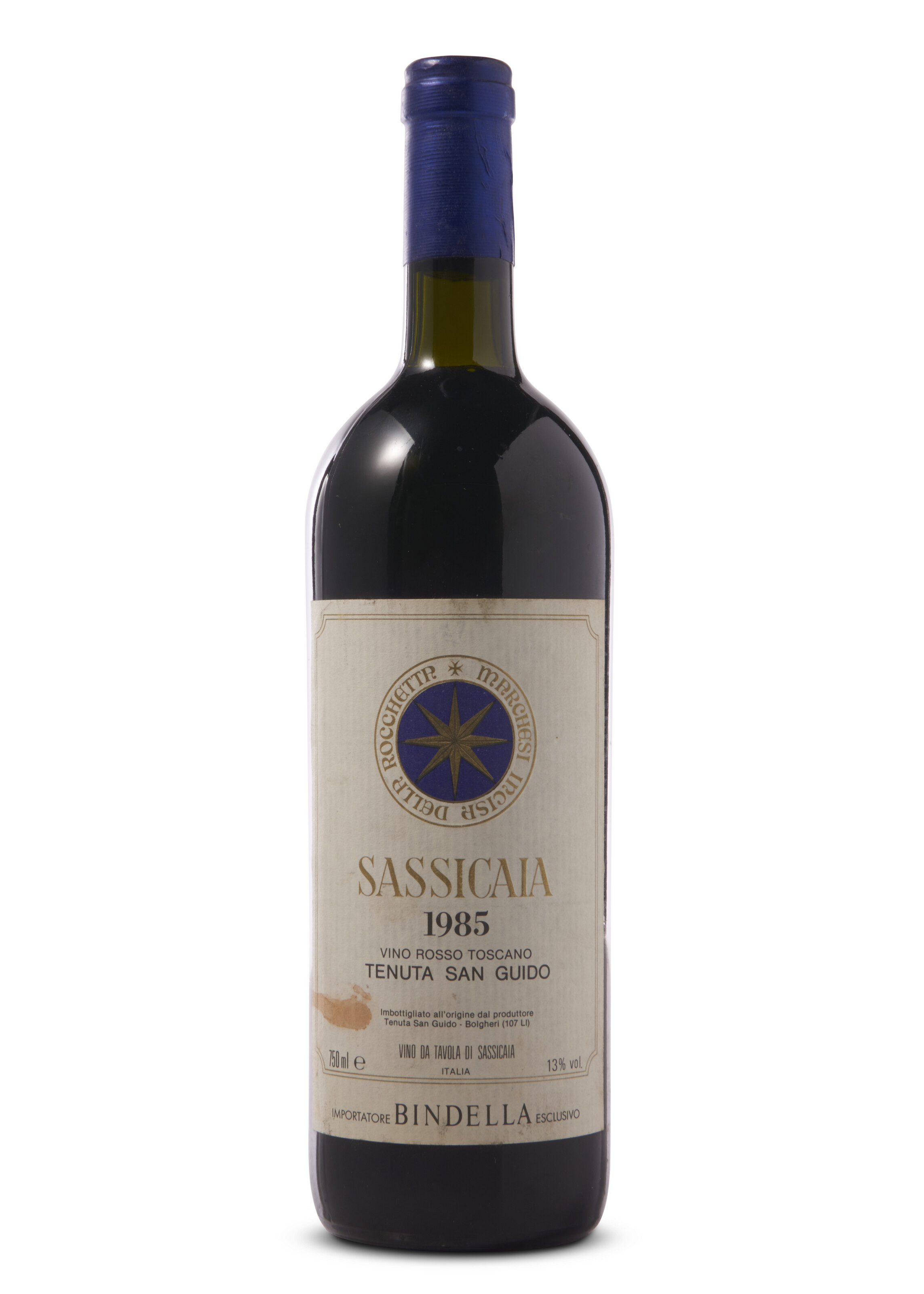 Sassicaia, Tenuta San Guido, Bolgheri 1985, Six bottles in original ...