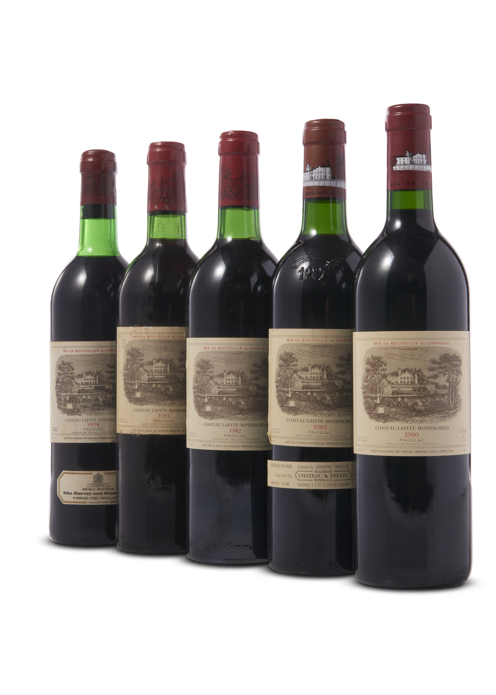 Mixed Lafite Rothschild 1978-1990, Château Lafite Rothschild Premier ...
