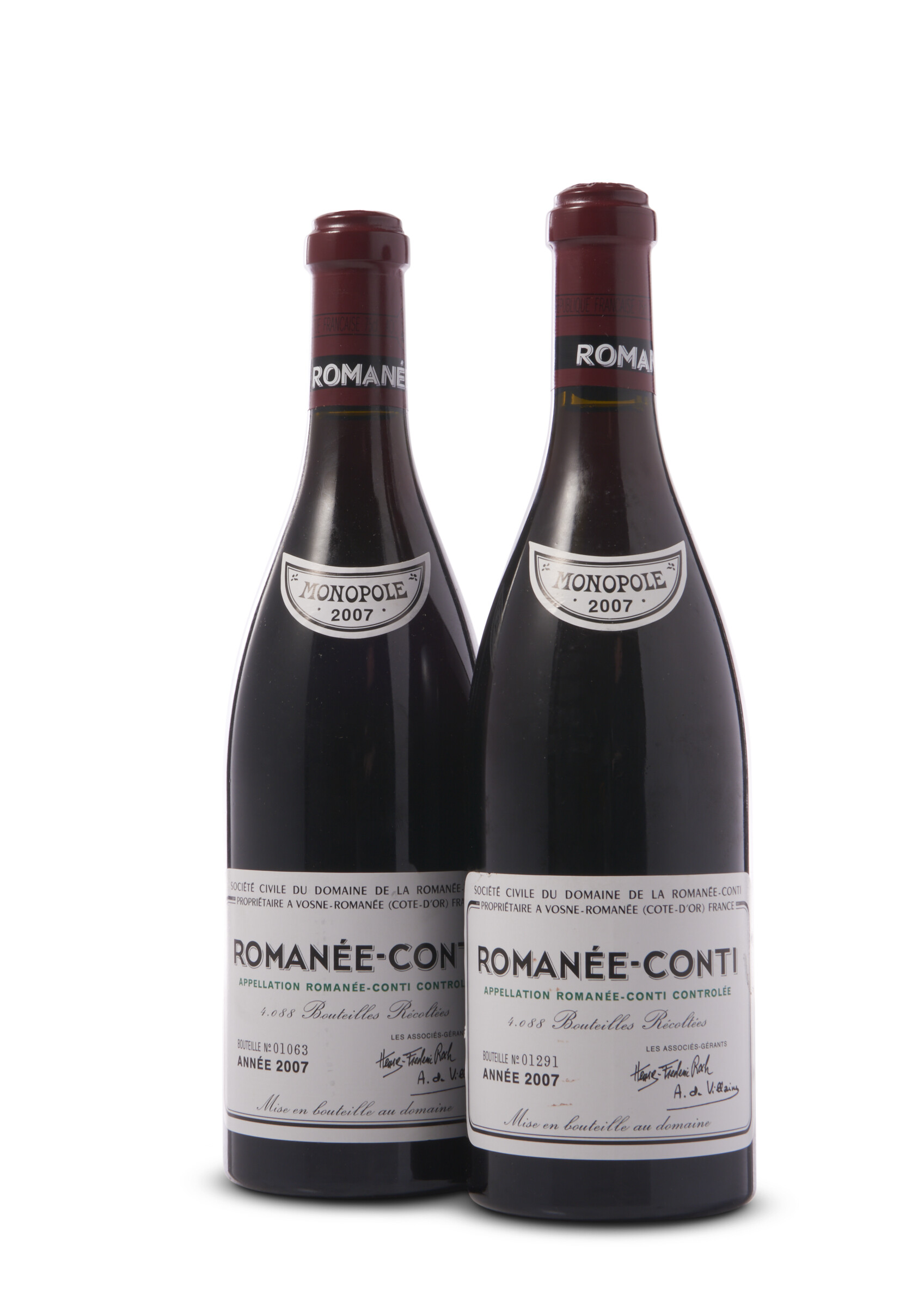 Domaine de la Romanée-Conti, Romanée-Conti Grand Cru 2007, Scuffed ...