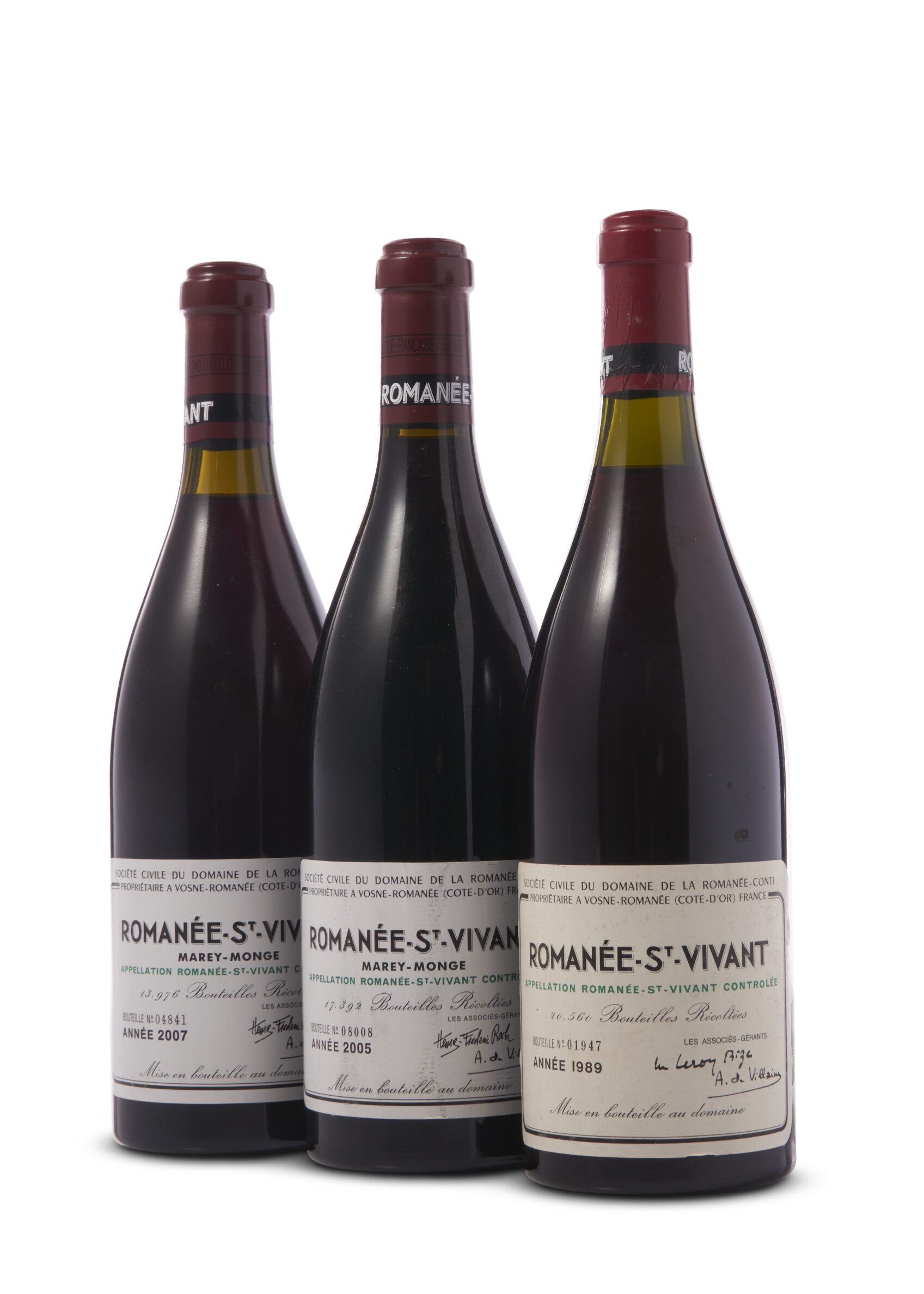 Mixed DRC, Romanée-Saint-Vivant 1989, Domaine de la Romanée-Conti ...
