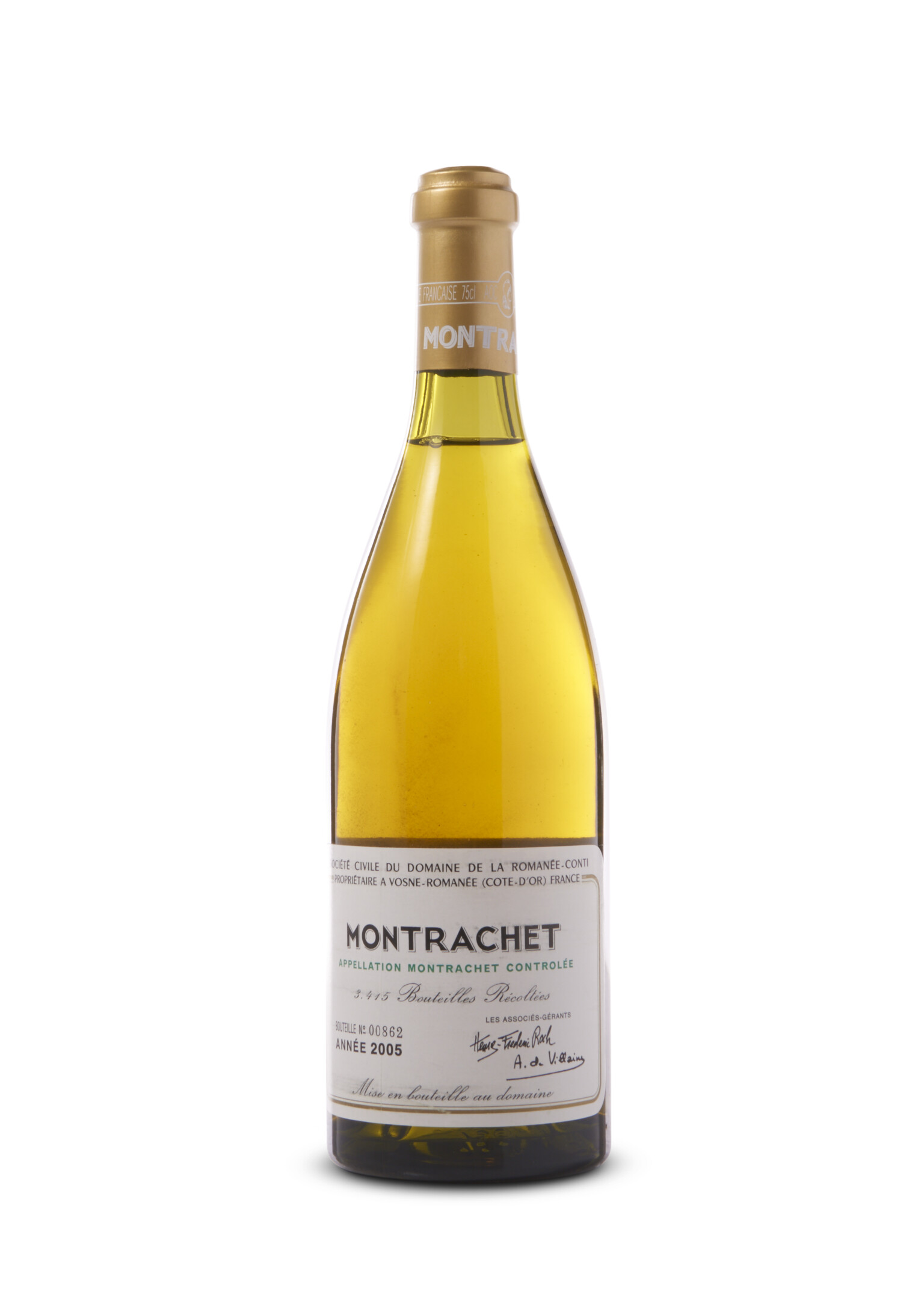 Domaine de la Romanée-Conti, Montrachet Grand Cru 2005, In original ...
