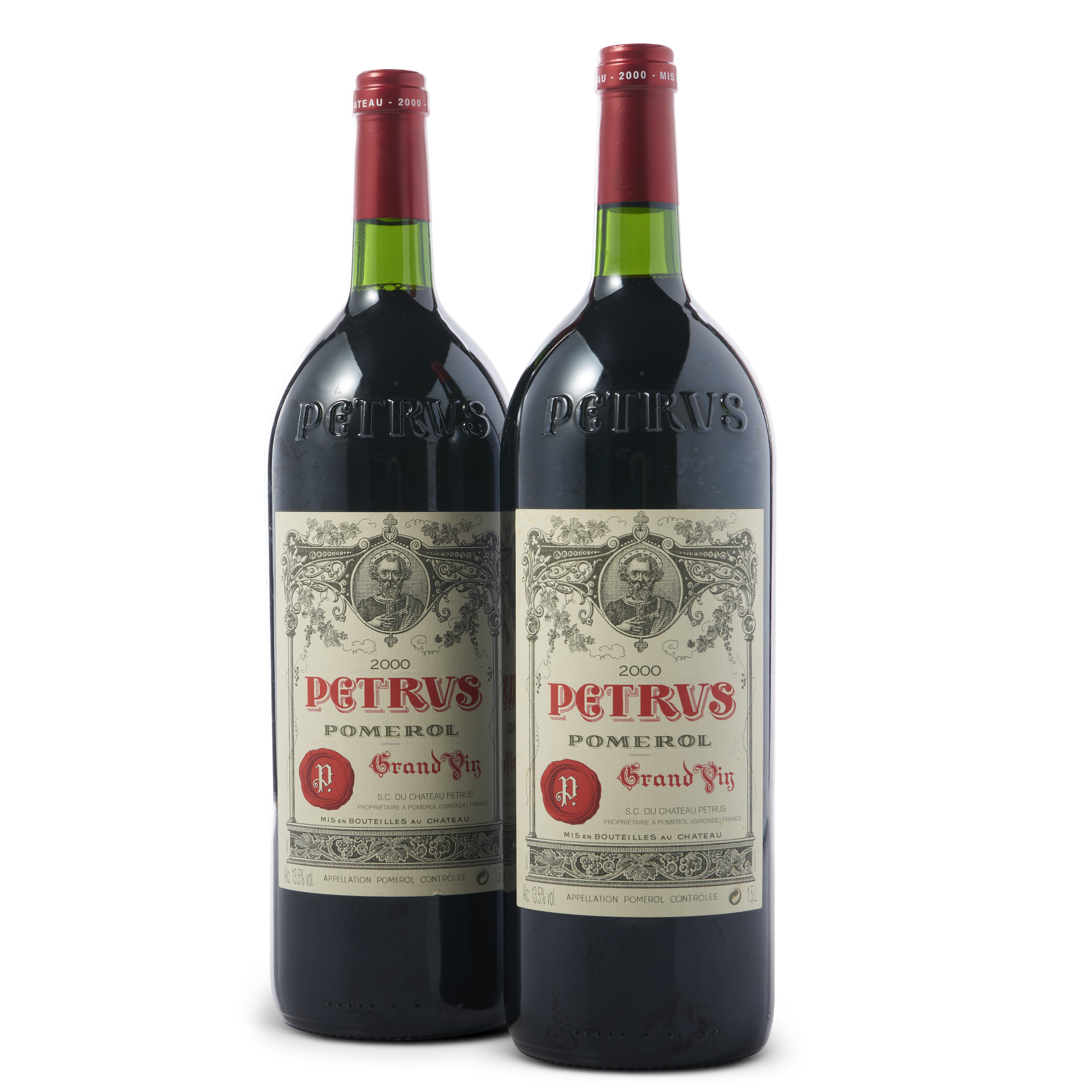 Petrus, Pomerol 2000, Excellent appearance. Levels: base of neck ...